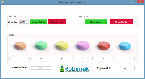 Arduino Color Sorter Project With Pc Control Application : 4 Steps ...