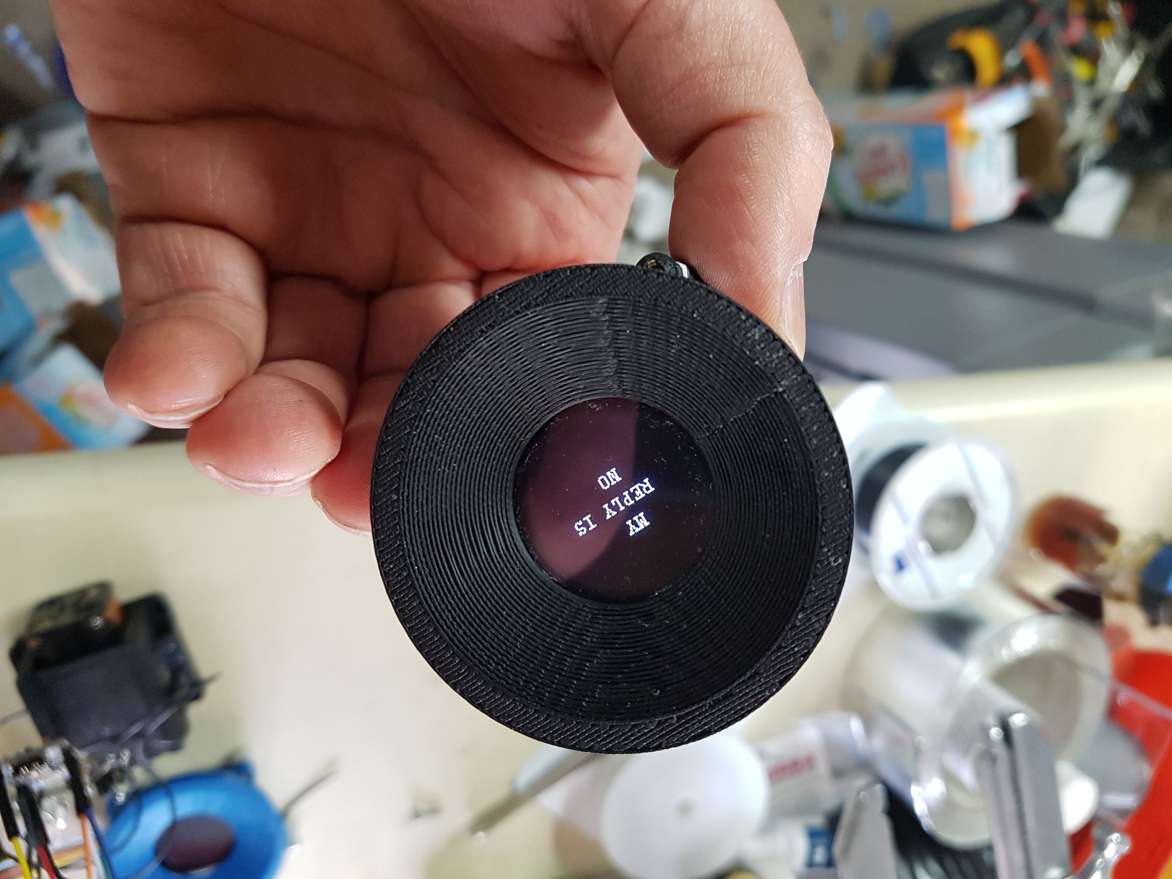 Electronic Magic 8 Ball and Eyeball : 11 Steps (with Pictures ...