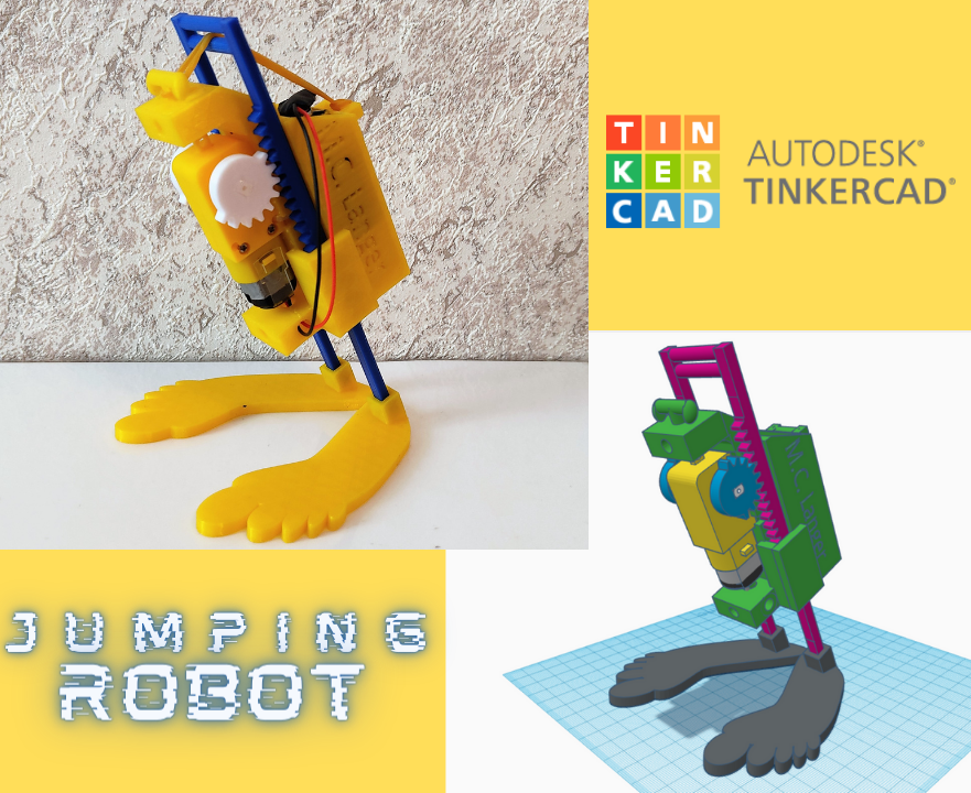 Tinkercad Robotics for School: Gerbil, the Jumping Robot! : 18 Steps (with Pictures) - Instructables