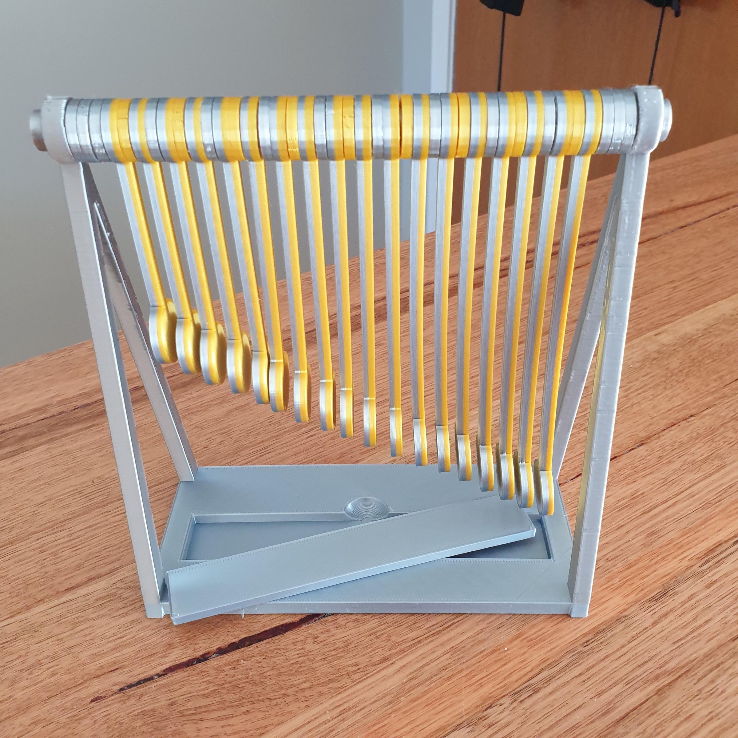 3D Printed Pendulum Wave (Tinkercad) : 8 Steps (with Pictures ...