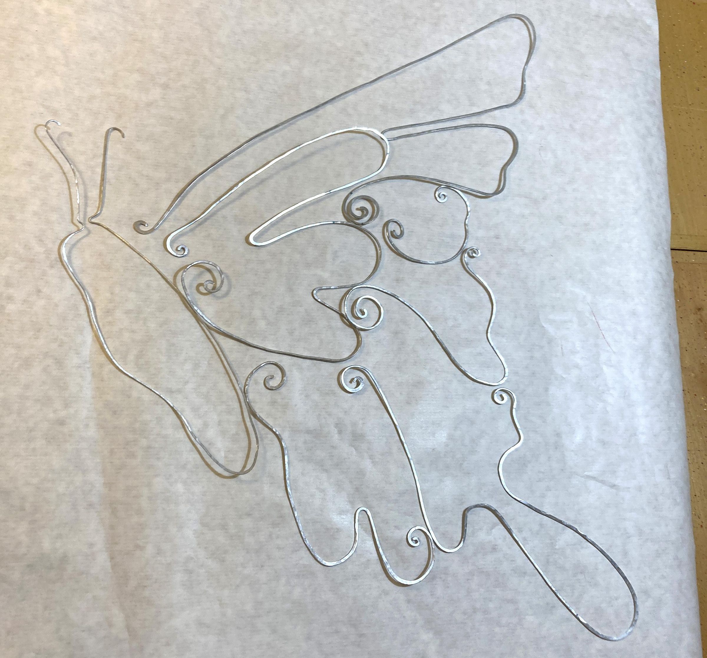 Giant Wire and Gem Butterfly : 7 Steps (with Pictures) - Instructables