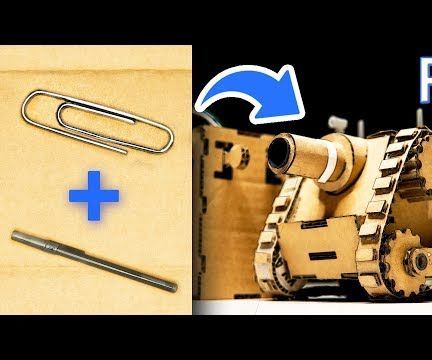 How to Make RC Tank With Cardboard, Pens and Paperclips : 6 Steps ...