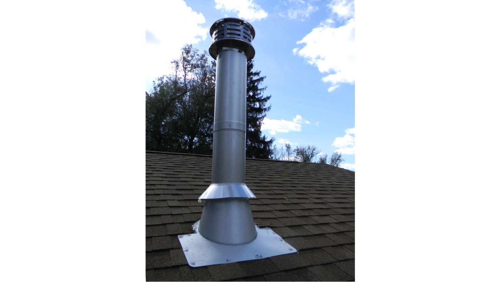Chimney Pipe Installation for Wood Stove Through a Flat Ceiling : 8 ...