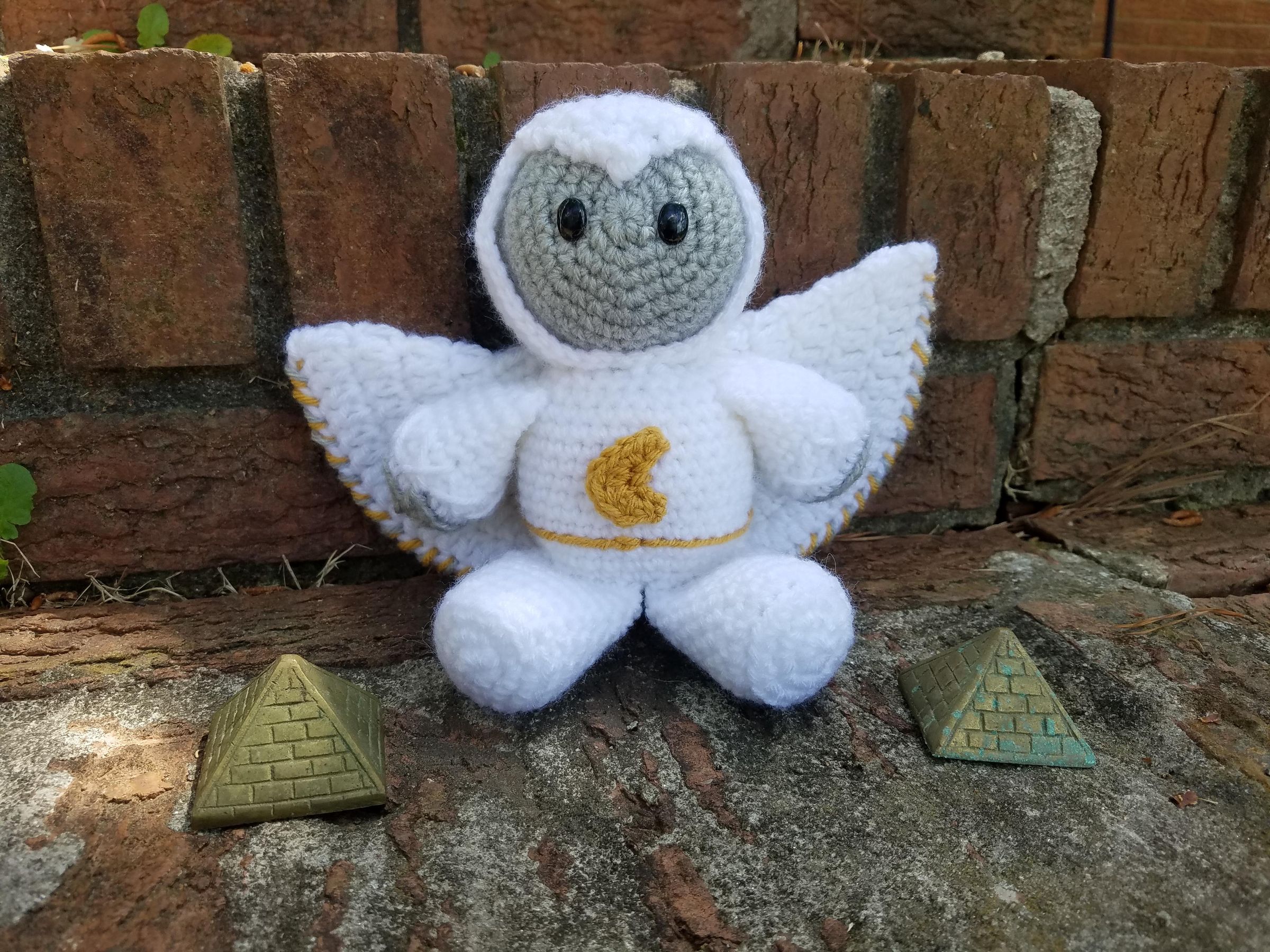 Easy Crochet Moon Knight Plush Toy (A Step-by-Step Visual Guide) : 10 ...