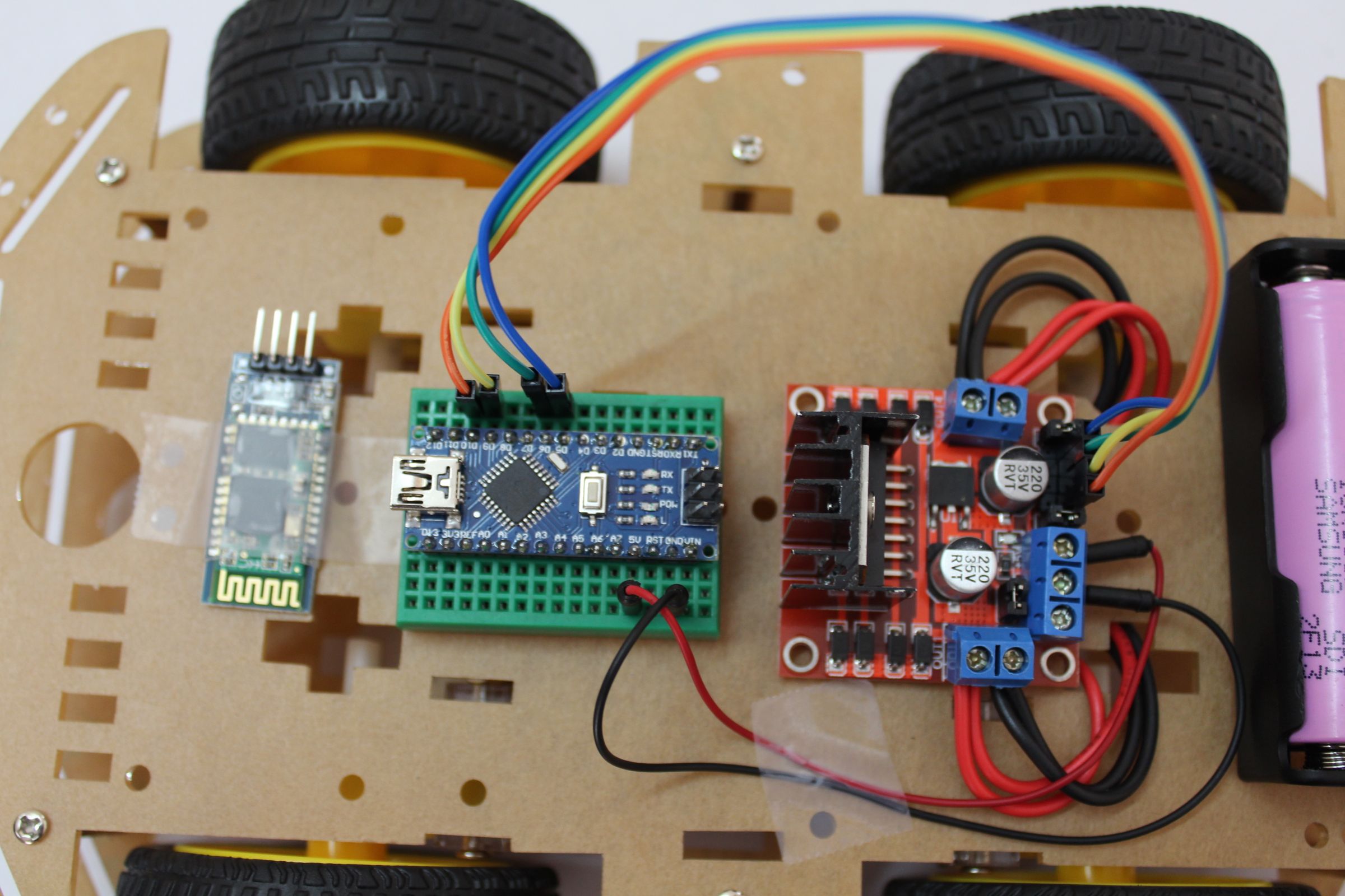 Smartphone Controlled Arduino Rover : 17 Steps (with Pictures ...