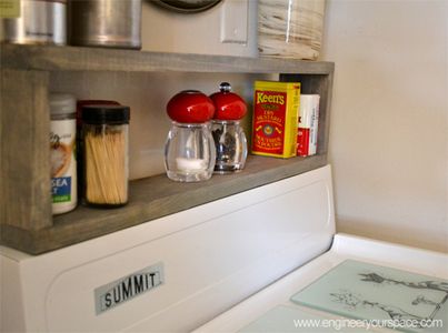 DIY Shelf Above the Stove = Extra Storage in a Small Kitchen : 8 Steps ...