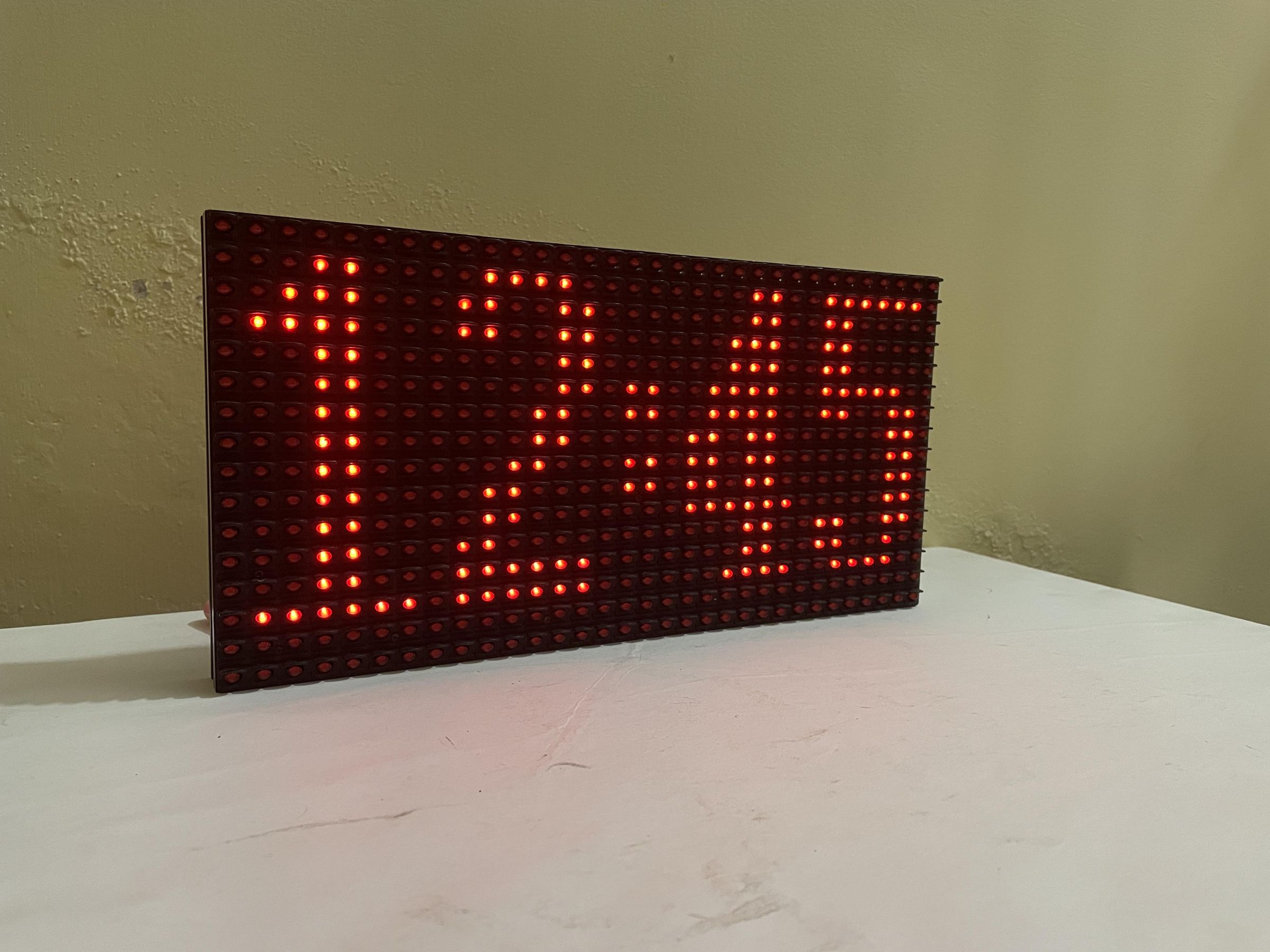 Supper Accurate Digital Clock Using GPS & P10 Display : 3 Steps (with ...