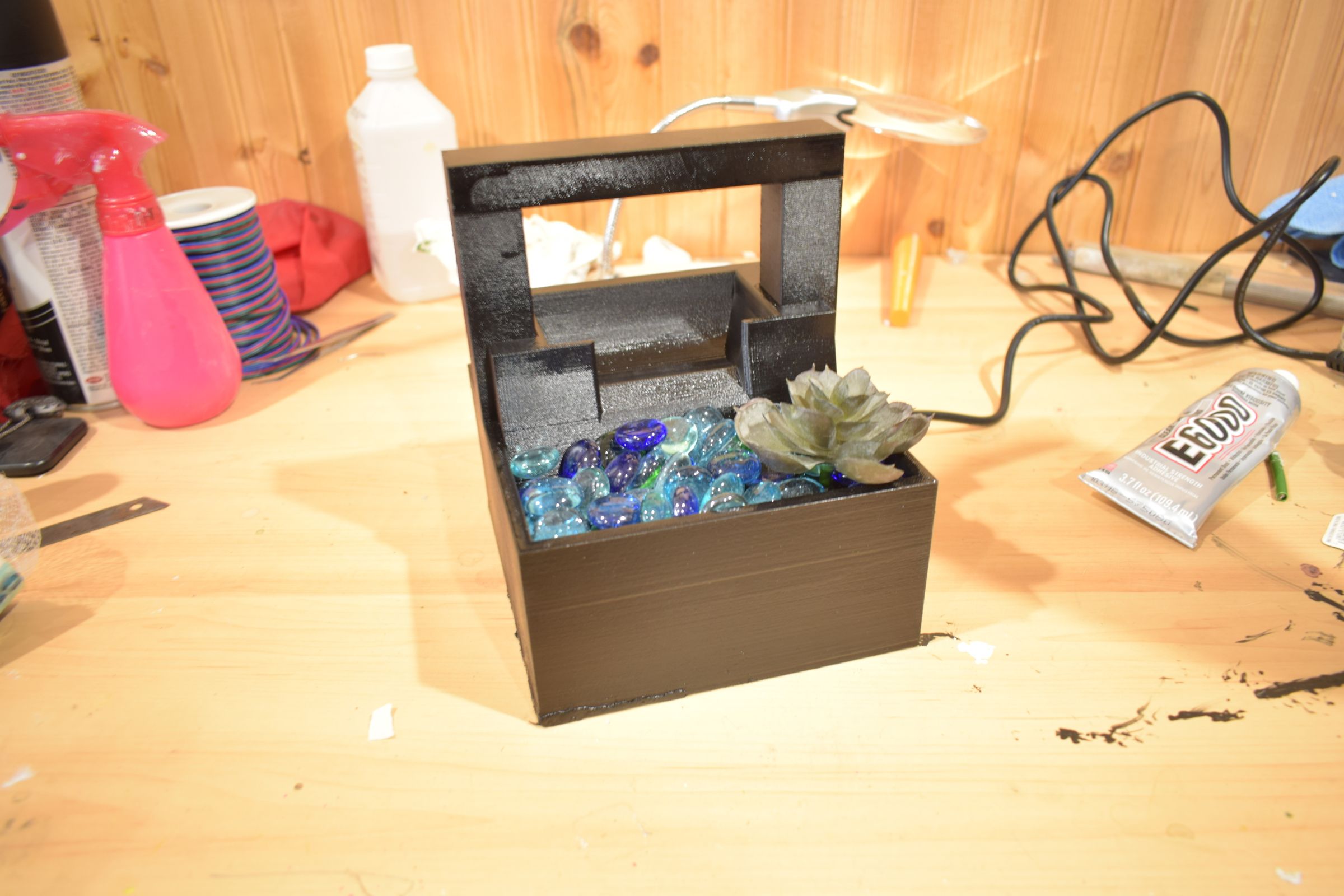 3D Print Desktop Rain Shower Waterfall : 9 Steps (with Pictures ...