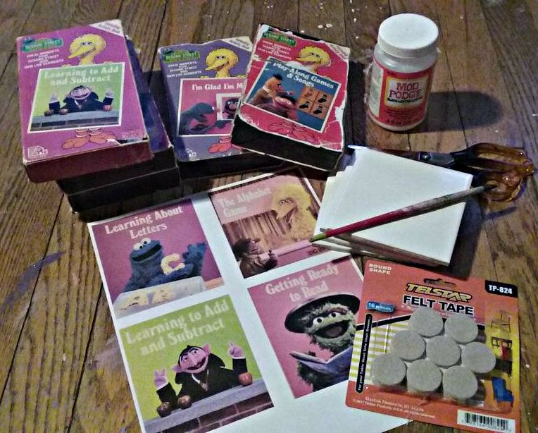 Sesame Street Getting Ready To Read Vhs