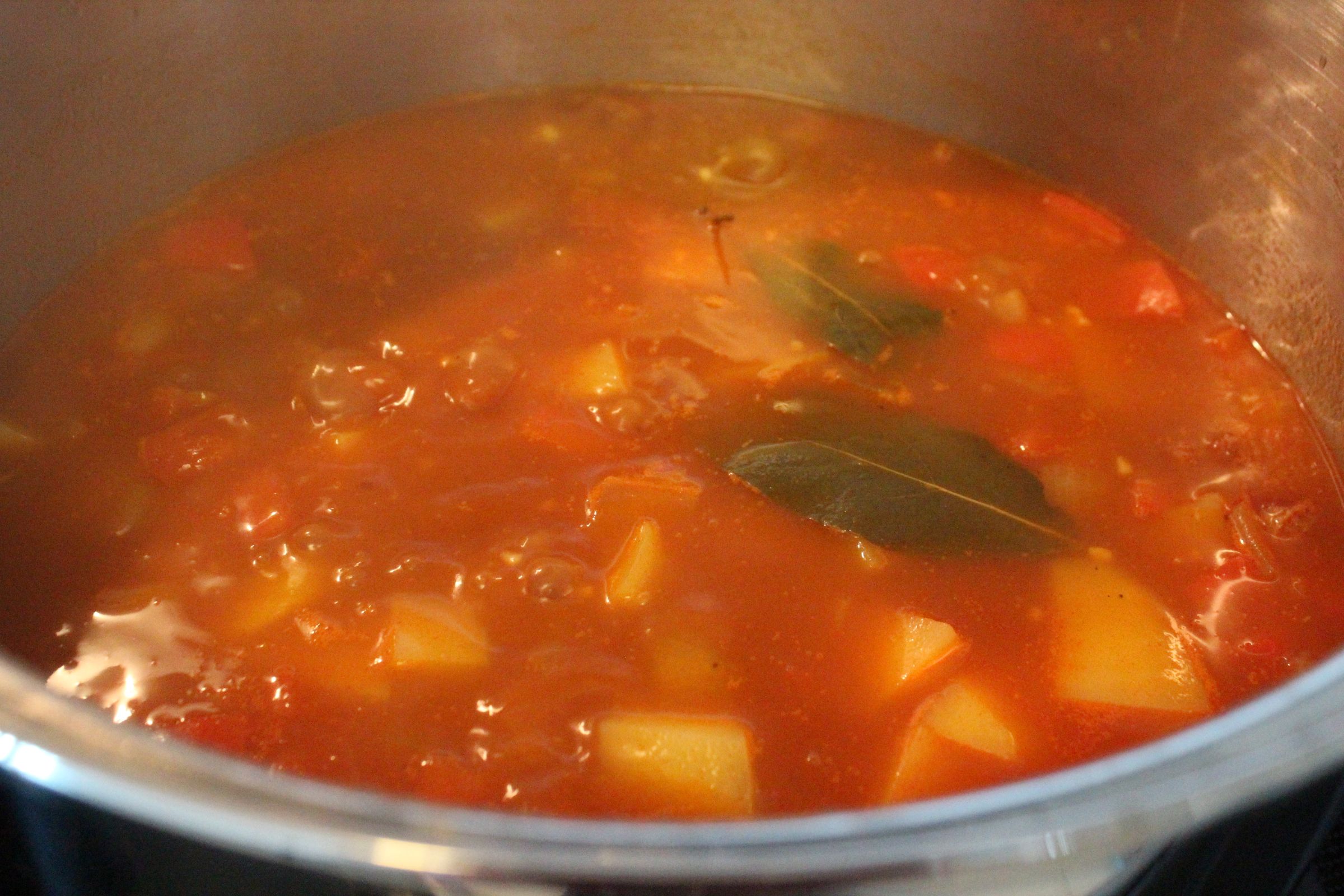 Authentic Hungarian "Krumplileves”, (Creamy Potato Soup With Sausage ...