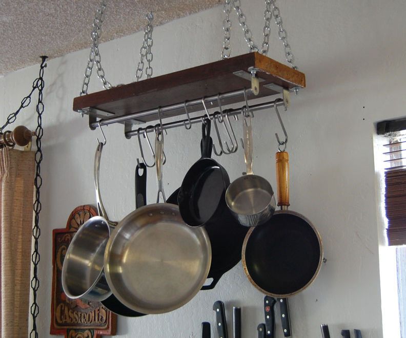 easy pot rack DIY Project to Discover - FindingDIY