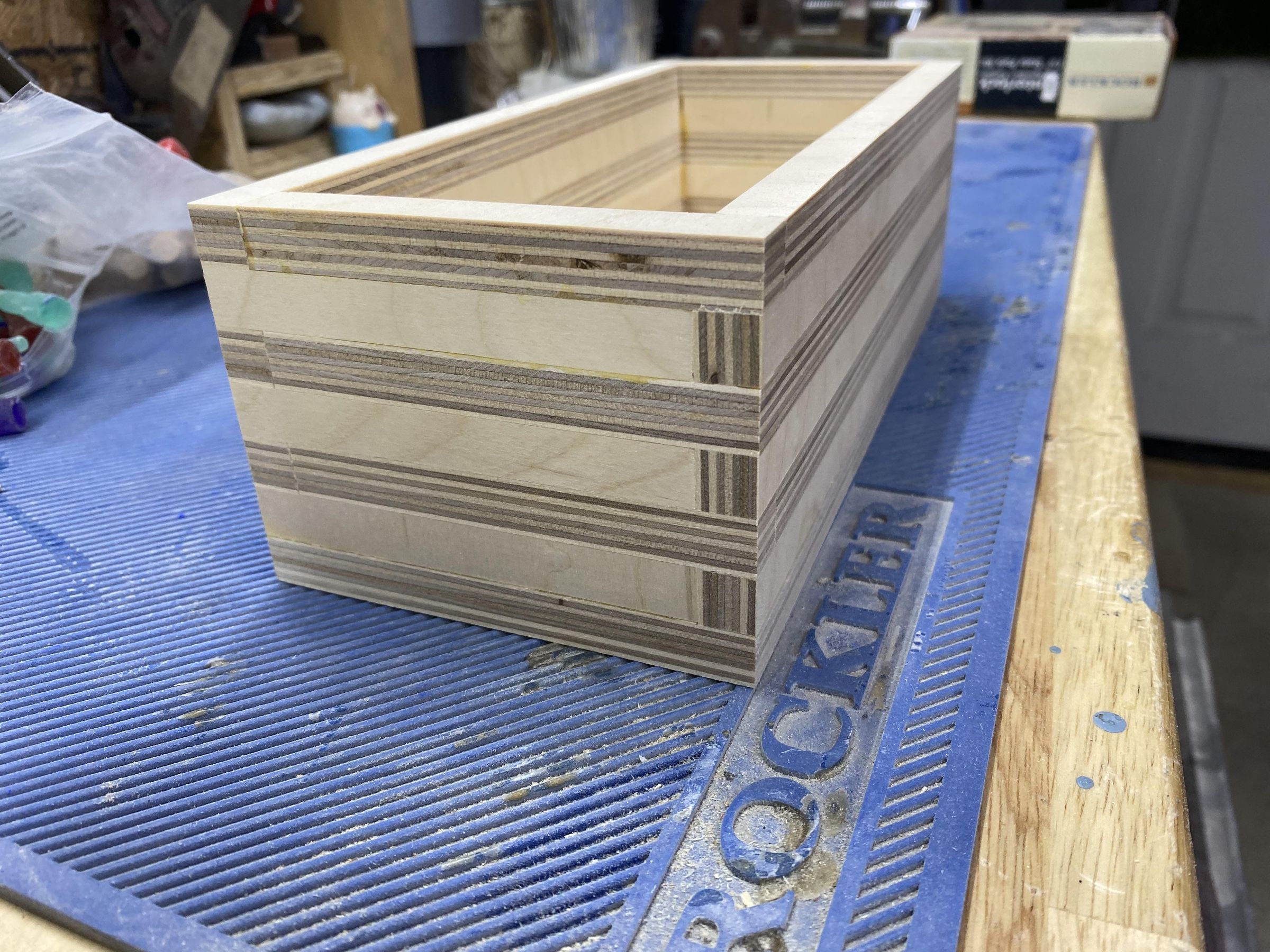 Patterned Plywood Boxes With No Jig Box Joints : 8 Steps (with Pictures ...
