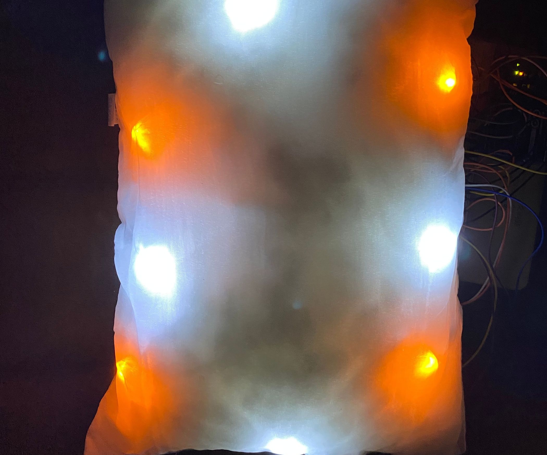 Flowing LED Lights Pillow : 4 Steps - Instructables