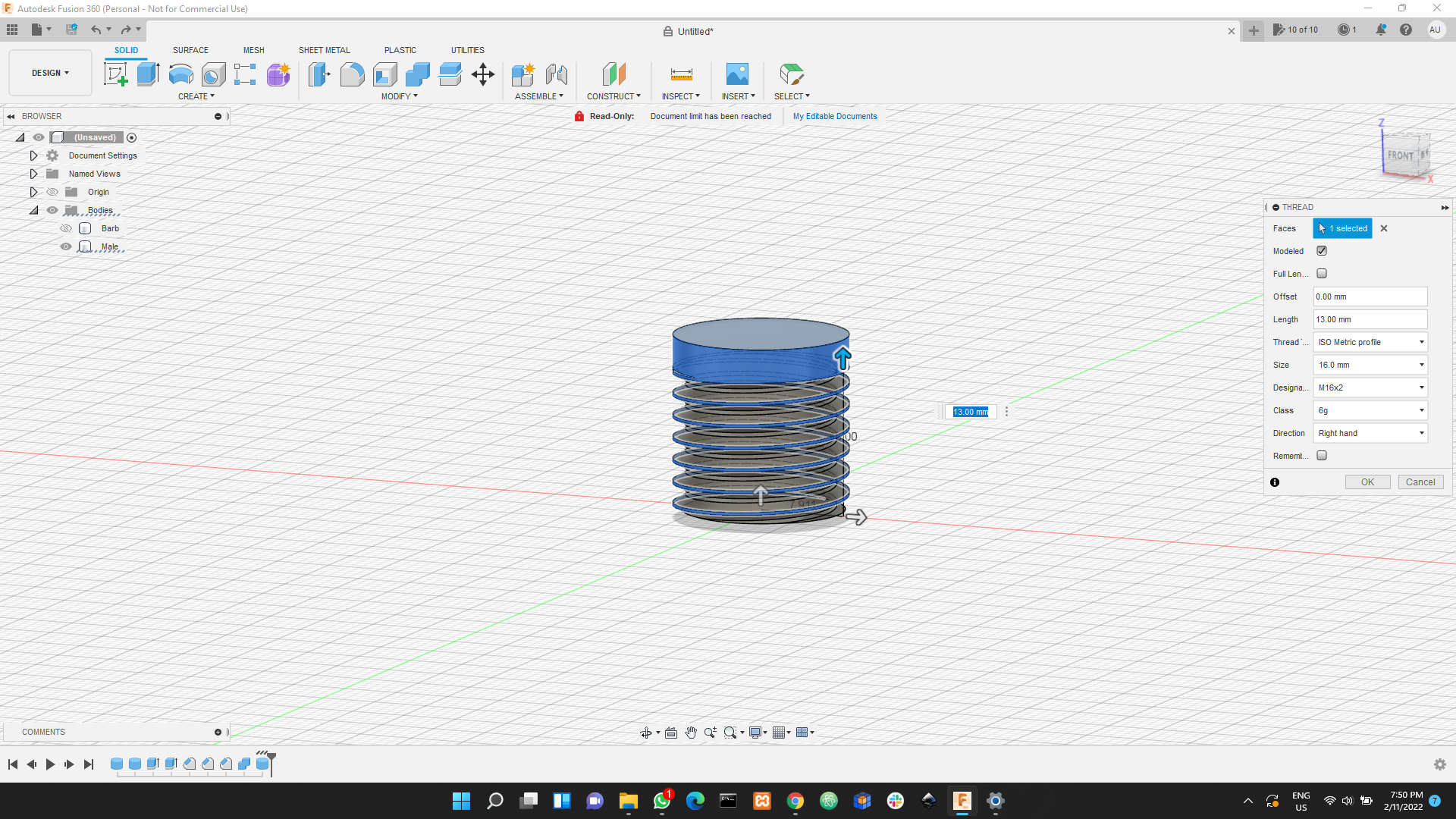 3D Printed Fittings for Silicone Tubing (Fusion 360) : 8 Steps (with ...