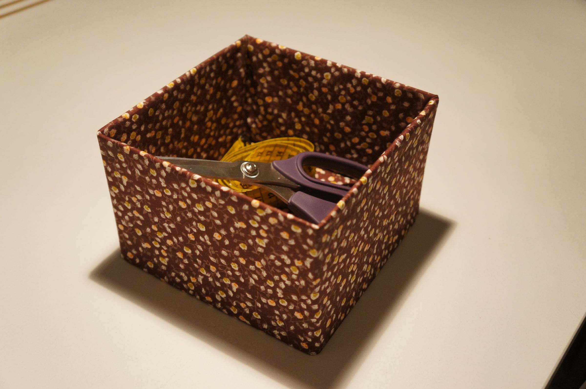 DIY Fabric Box - Quick and Easy : 6 Steps (with Pictures) - Instructables