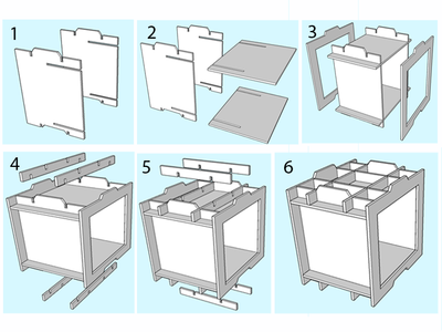 Modular Cardboard Shelves : 4 Steps (with Pictures) - Instructables