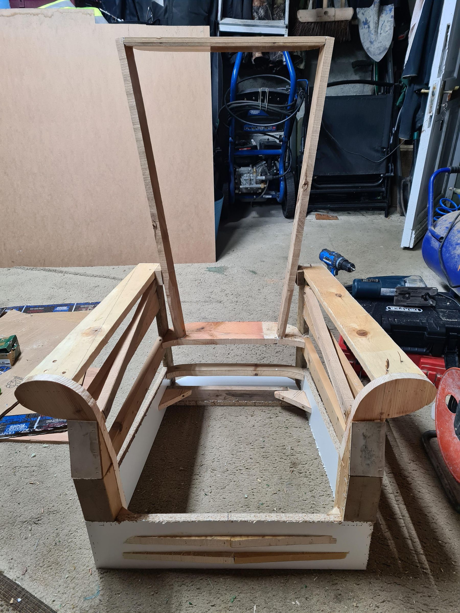 Wingback Armchair Full Build and Upholstery : 21 Steps (with Pictures ...