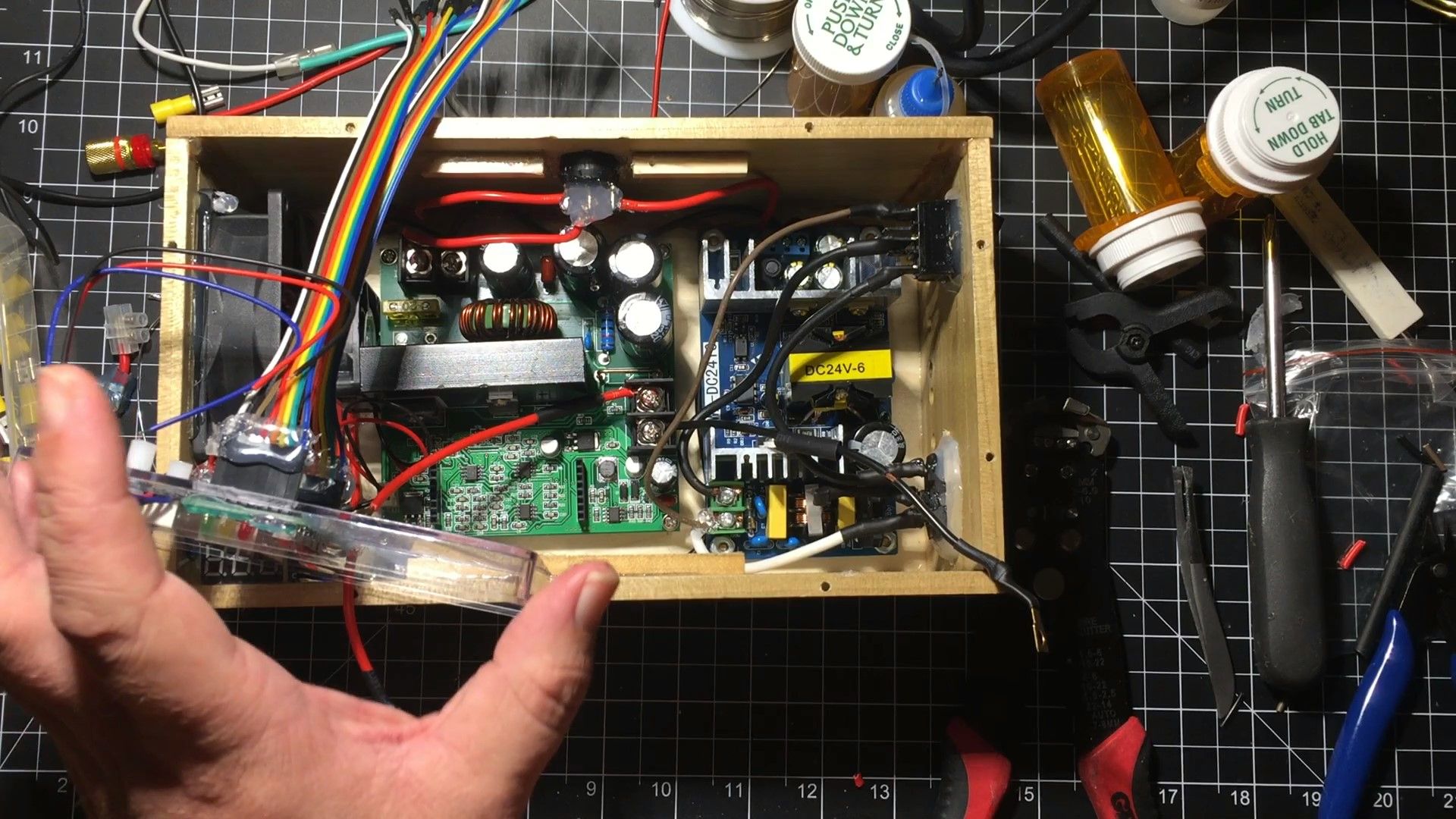 DIY High Voltage 8V-120V 0-15A CC/CV Small Portable Adjustable Bench ...