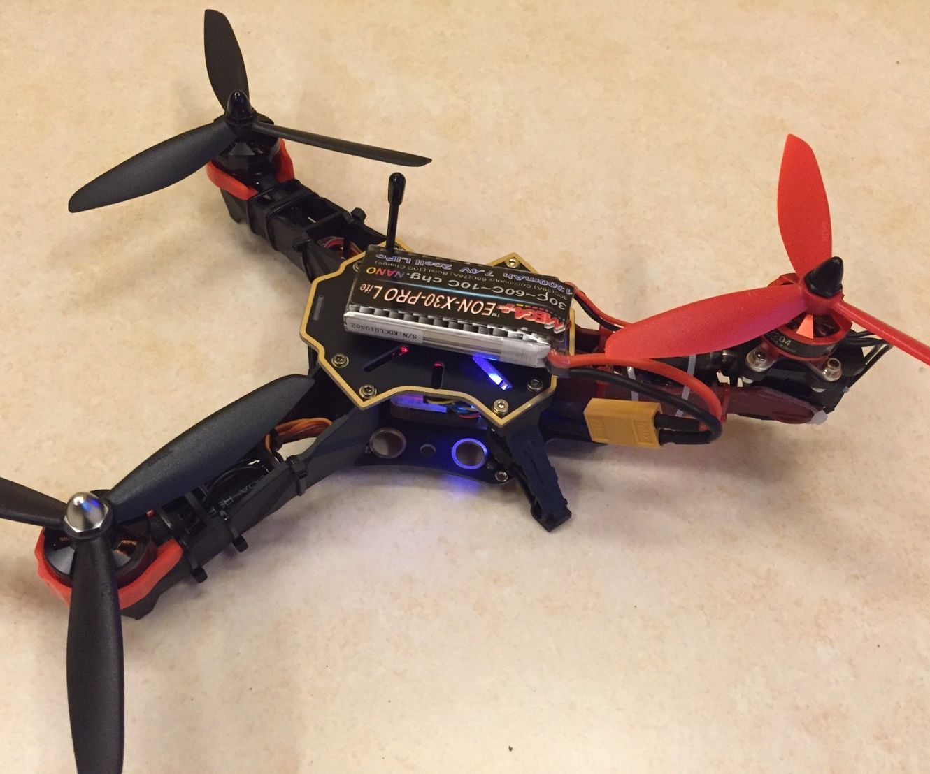 Y220 - Mini Tricopter (Quadcopter Frame Transformed) : 7 Steps (with ...