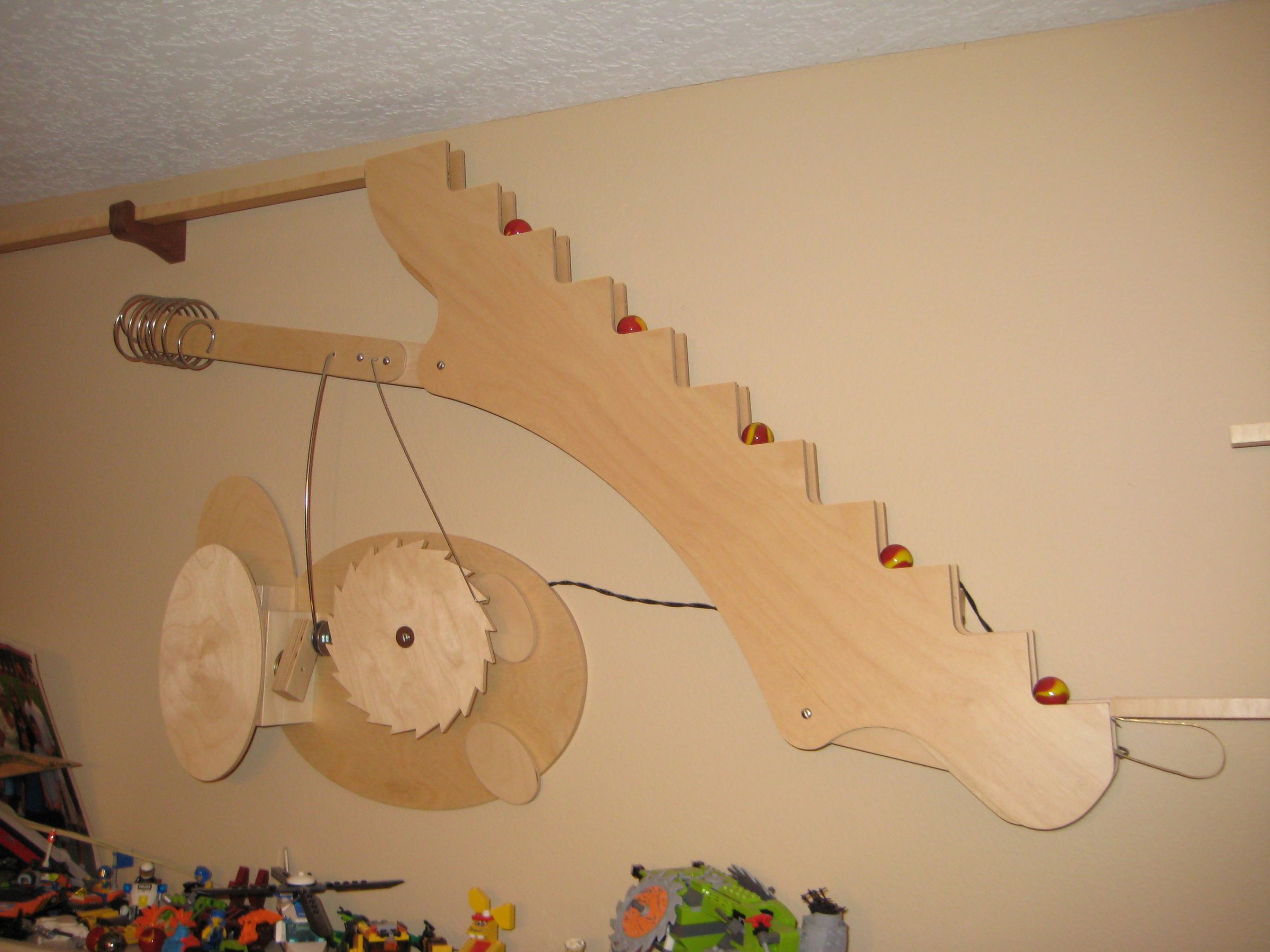 Kinetic Marble Track Around the Top of a Room : 9 Steps (with Pictures ...
