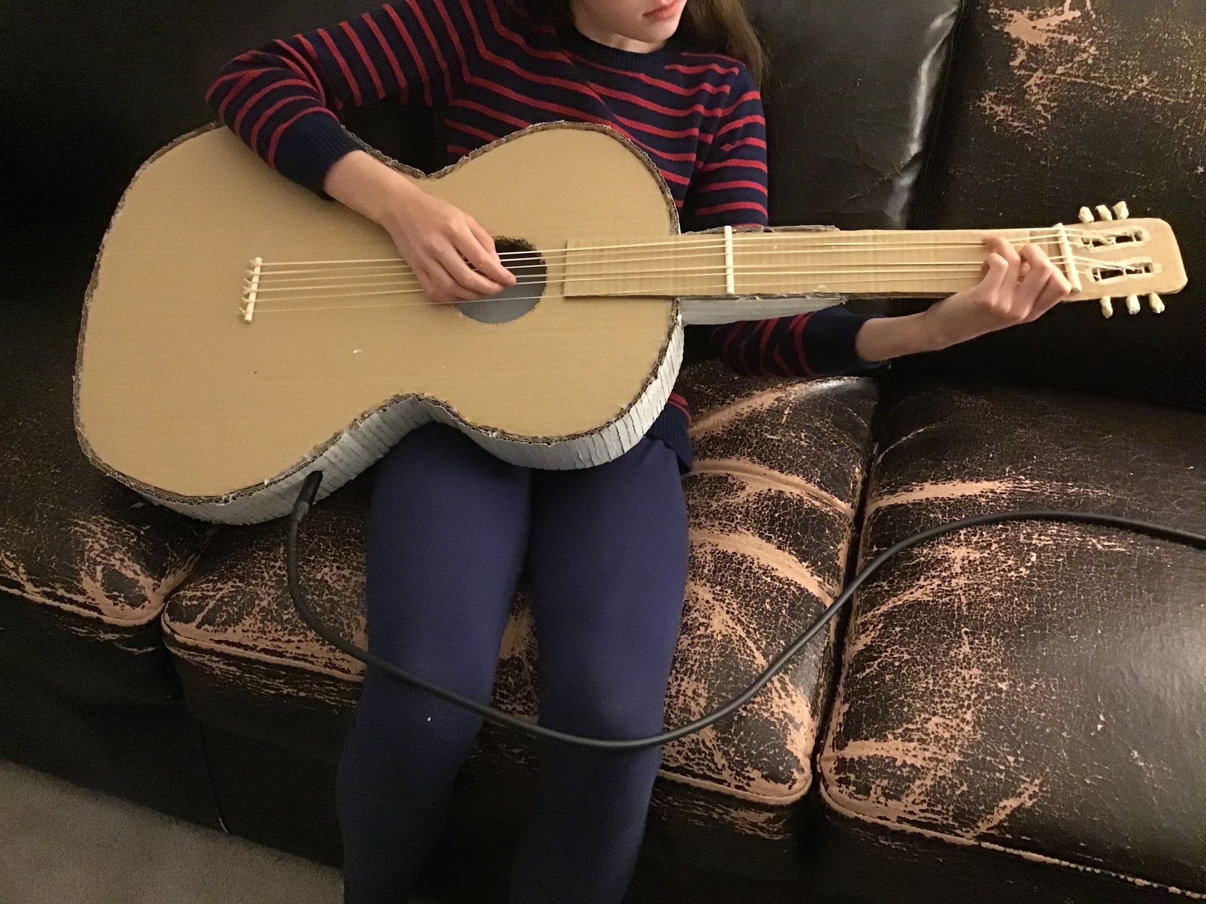 Homemade Cardboard Electric Guitar : 13 Steps (with Pictures ...