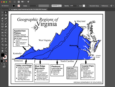 Geographic Regions of Virginia Map : 5 Steps - Instructables