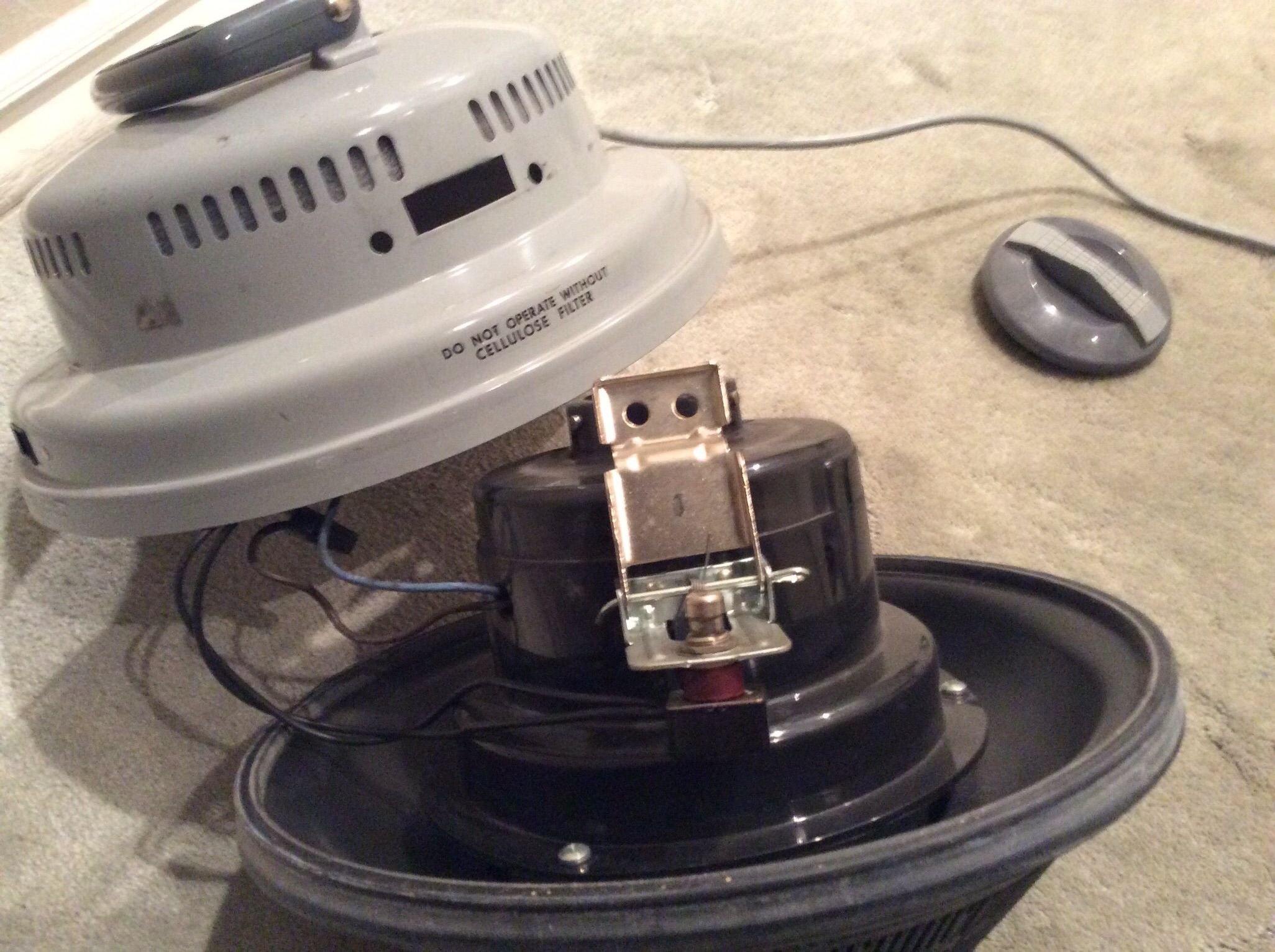 How to Replace Your Post Motor Filter on Your Filter Queen Vacuum : 6 ...