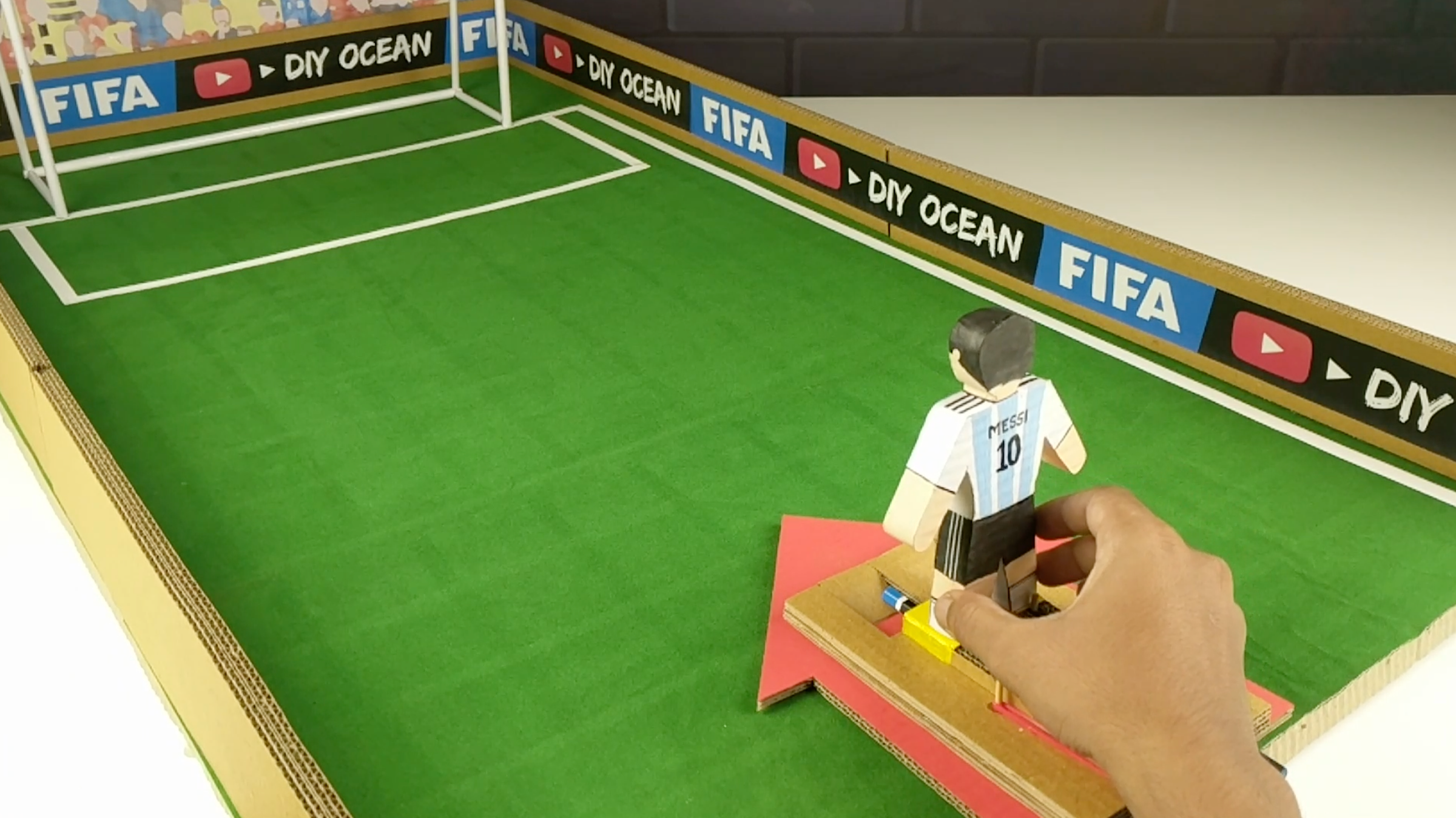 How to Make FIFA Penalty Football Board GAME From Cardboard DIY at HOME ...