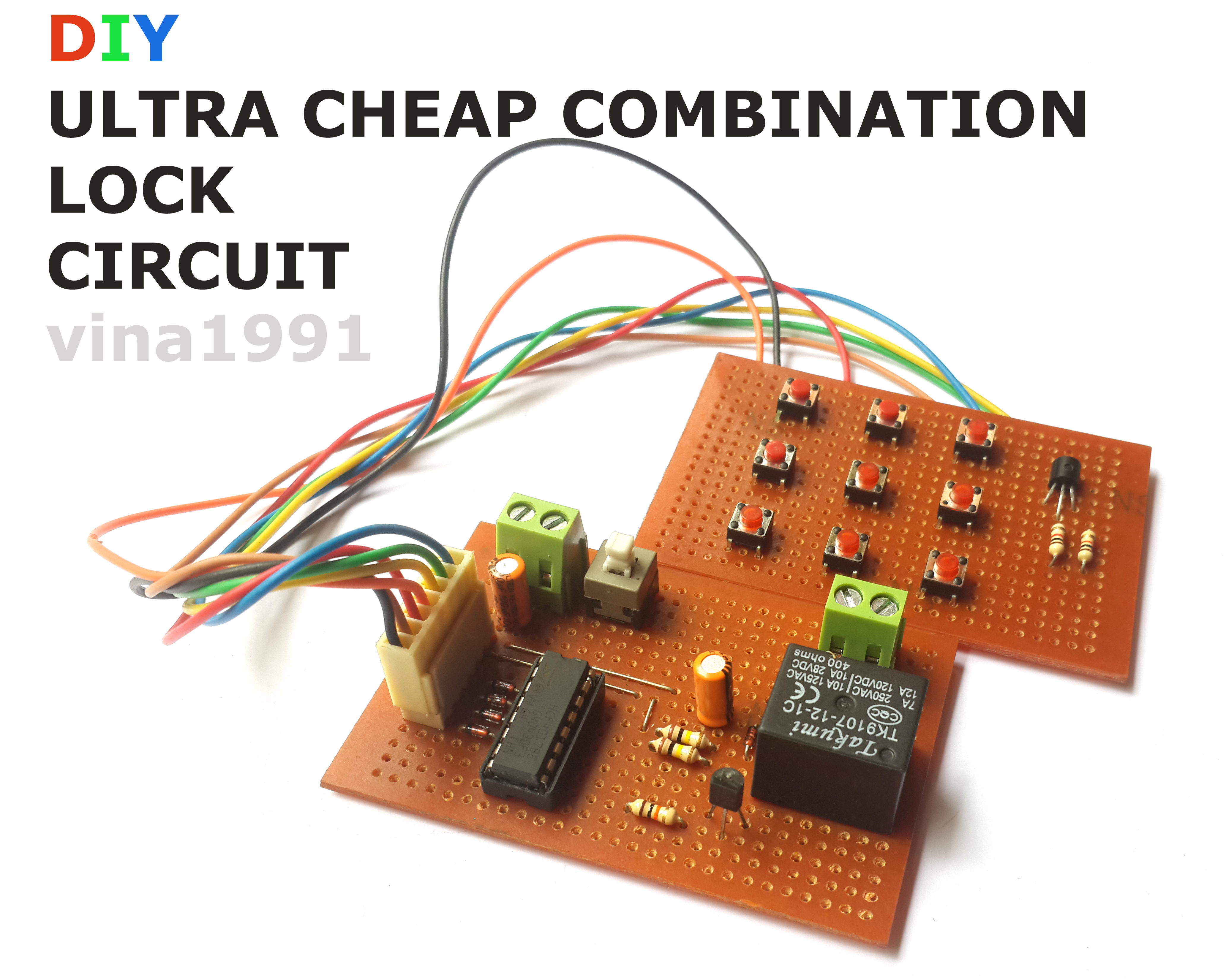 DIY ULTRA CHEAP COMBINATION LOCK : 6 Steps (with Pictures) - Instructables