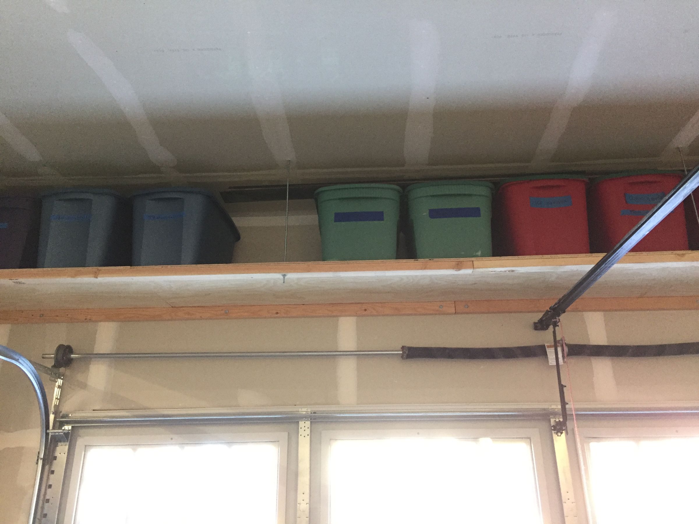 Overhead Garage Shelves : 12 Steps (with Pictures) - Instructables