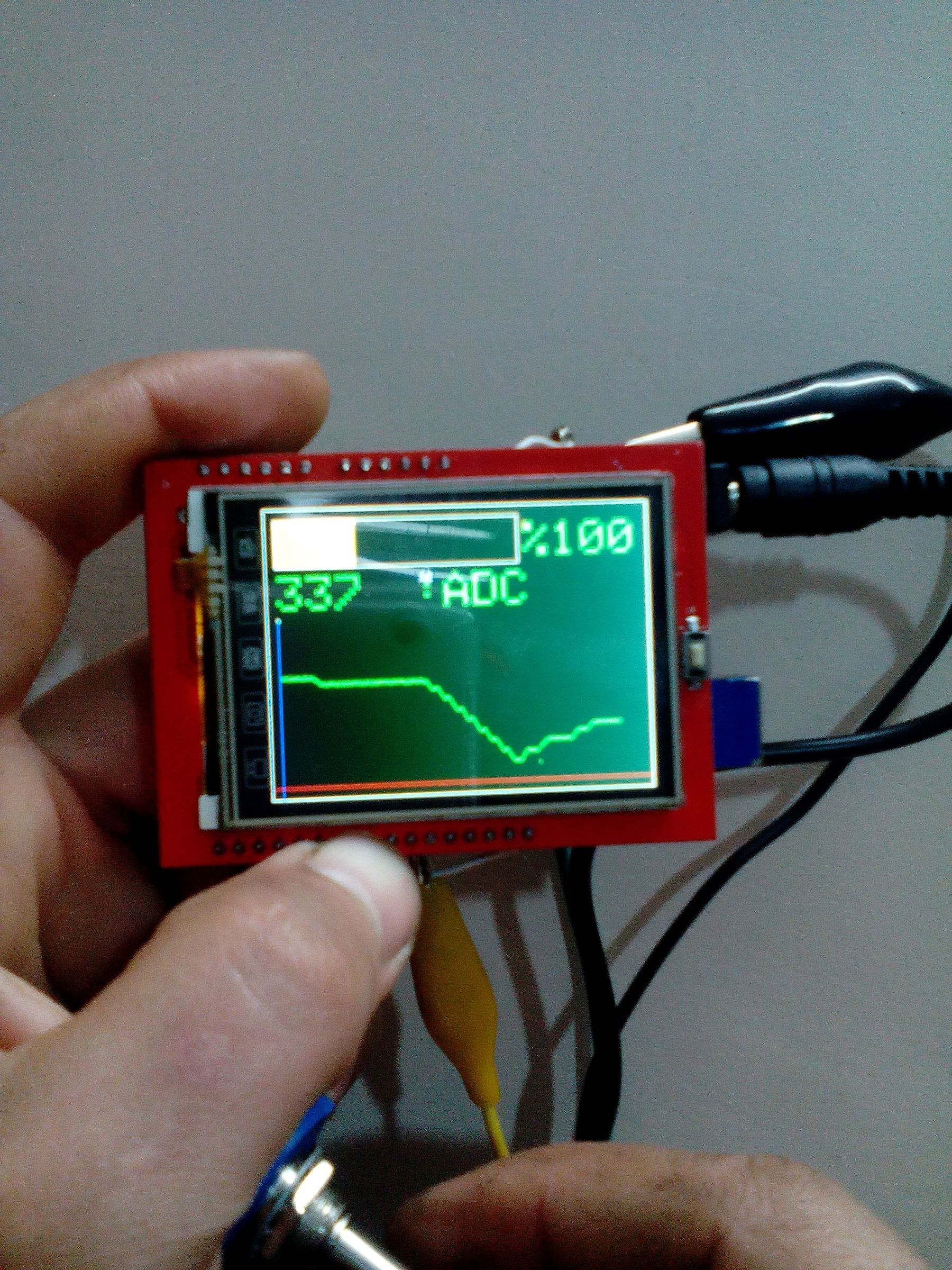 How to Create a Simple Oscilloscope With Arduino and Tft Lcd : 4 Steps ...