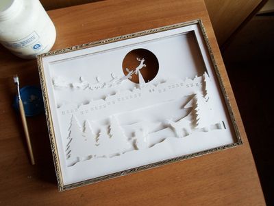 DIY Paper Cut Shadow Box : 9 Steps (with Pictures) - Instructables