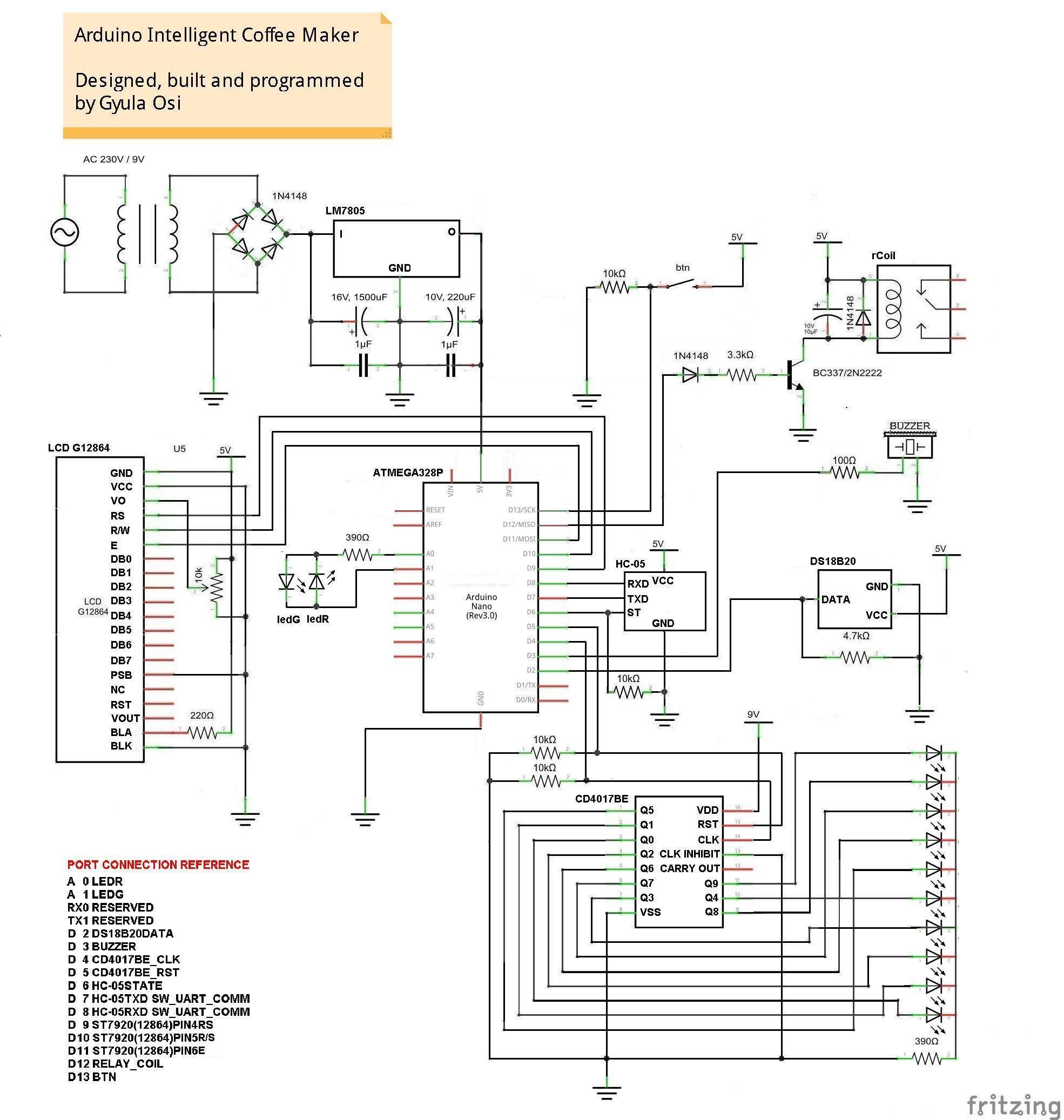 Automatic Smart Coffee Maker With Arduino and Bluetooth : 10 Steps ...