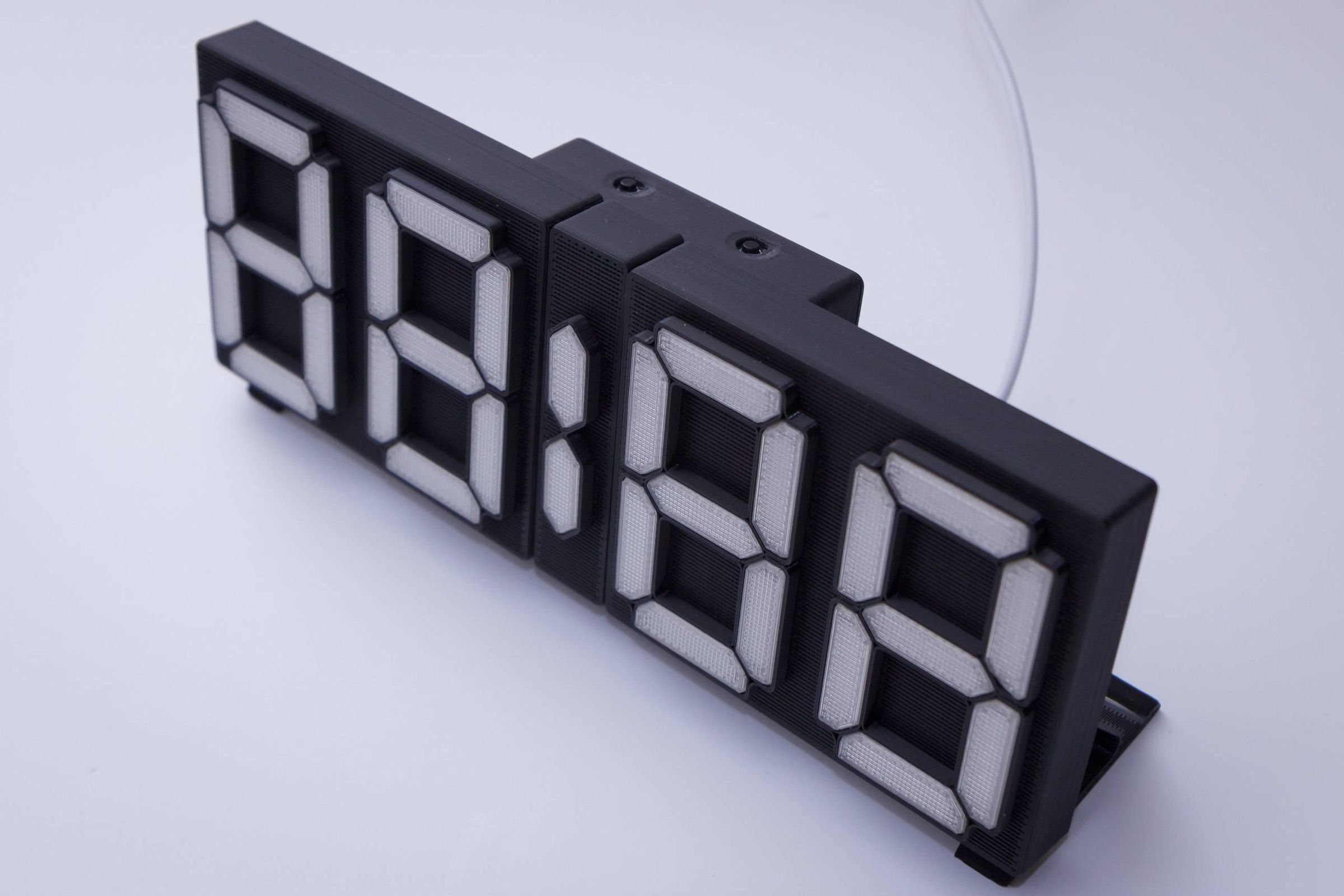 7 Segment Clock - Small Printers Edition : 9 Steps (with Pictures ...