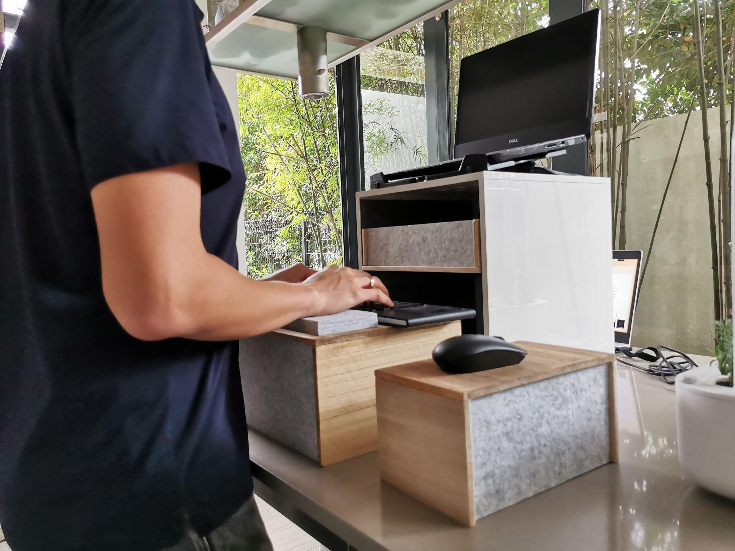 Office in a Box - Standing Desk With Storage : 7 Steps (with Pictures ...