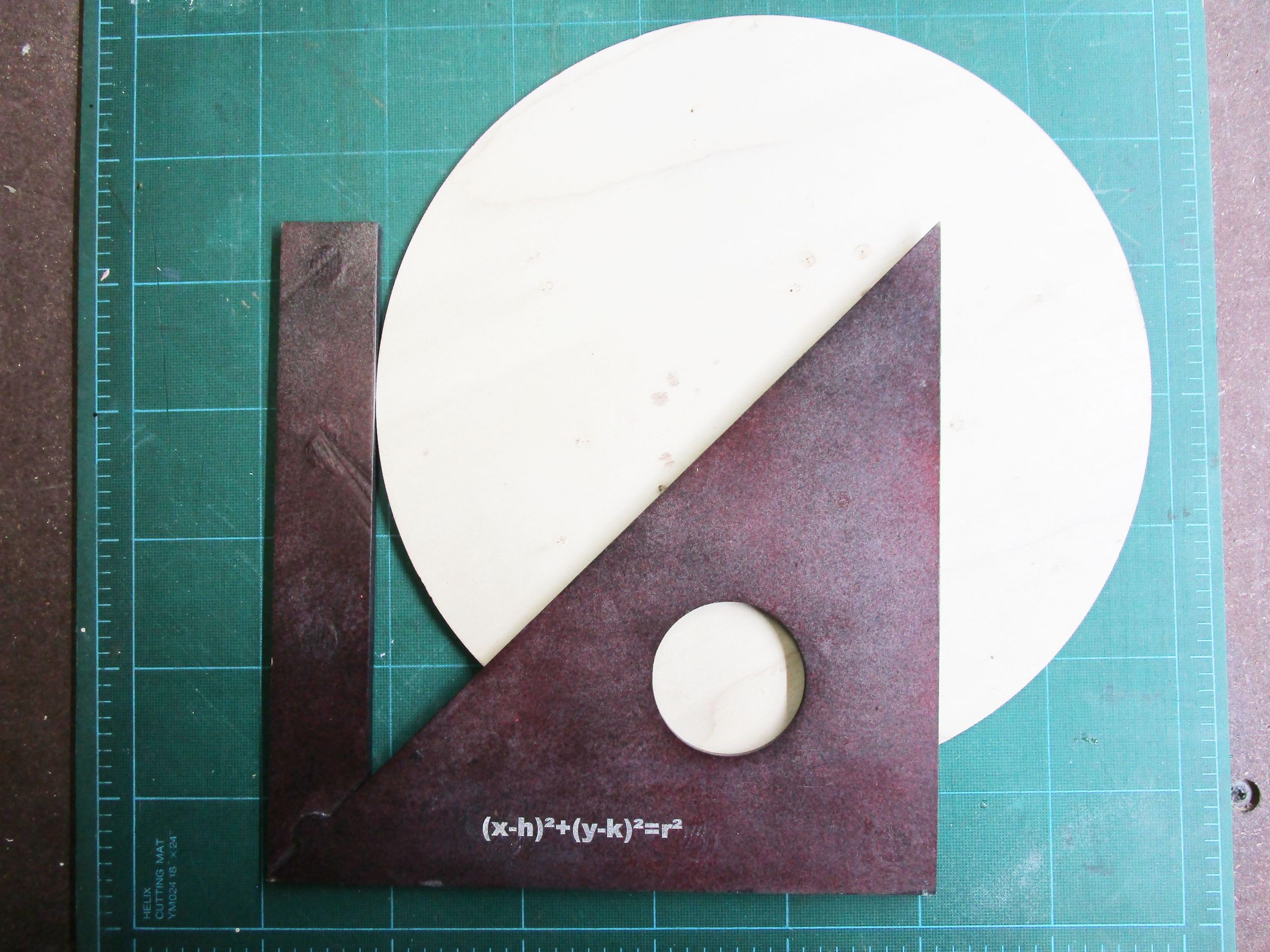 Find the Center of a Circle - DIY LASER Cut Tool : 5 Steps (with ...
