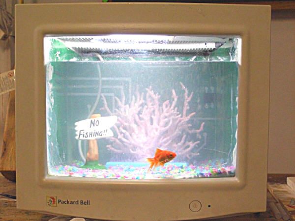 Turn Your Old CRT Computer Monitor Into a Fish Tank ! ! ! : 11 Steps ...