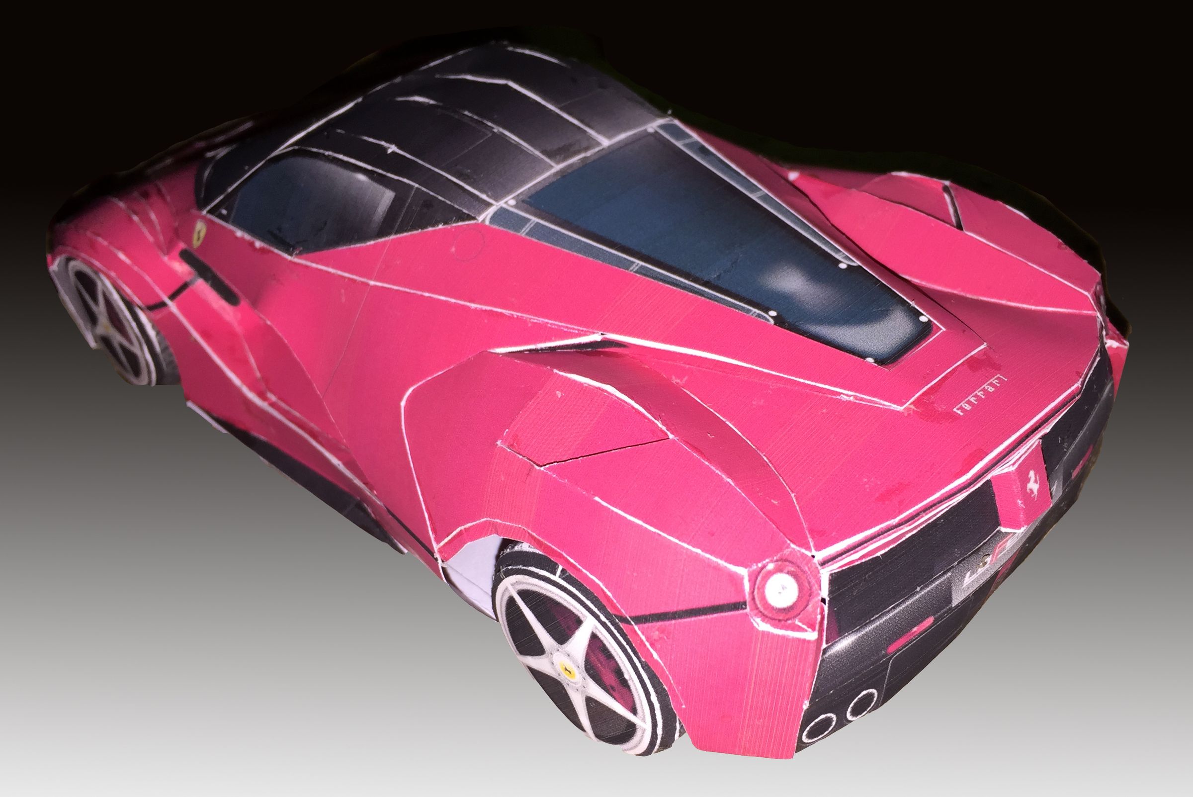Ferrari LaFerrari Papercraft : 7 Steps - Instructables