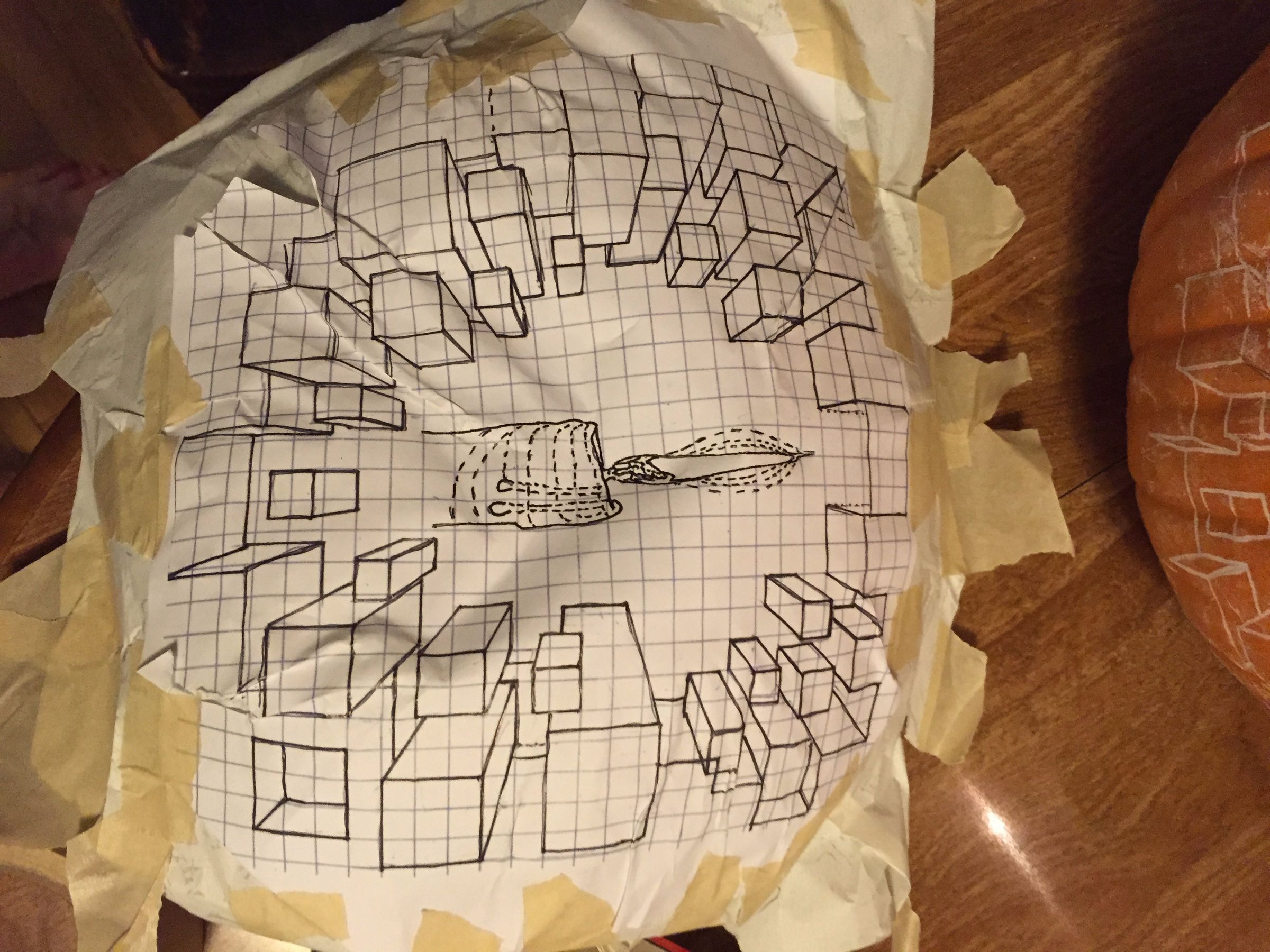 3D Optical Illusion Pumpkin Carving : 7 Steps (with Pictures ...