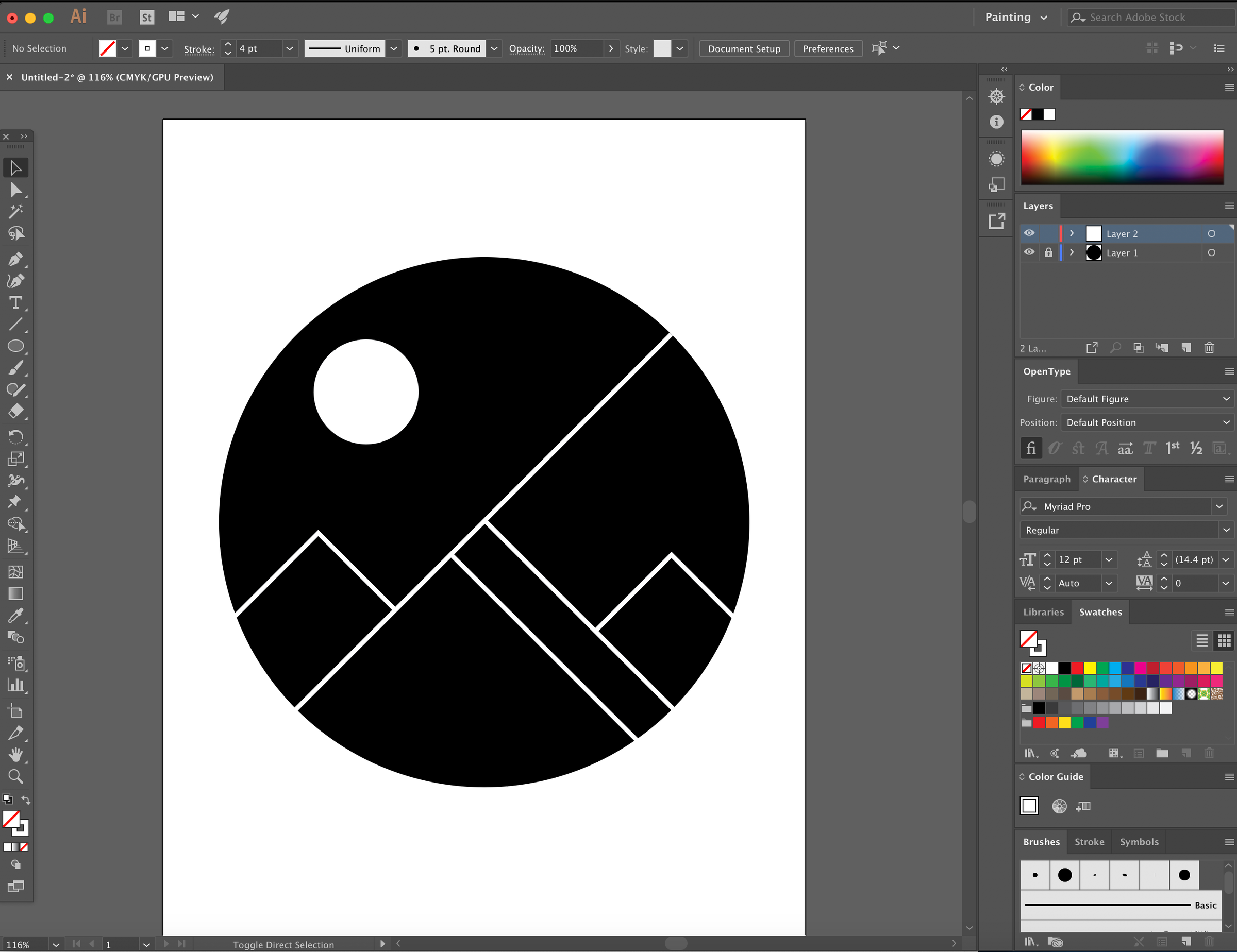 How to Create a Basic Vector Logo in Adobe Illustrator : 14 Steps ...