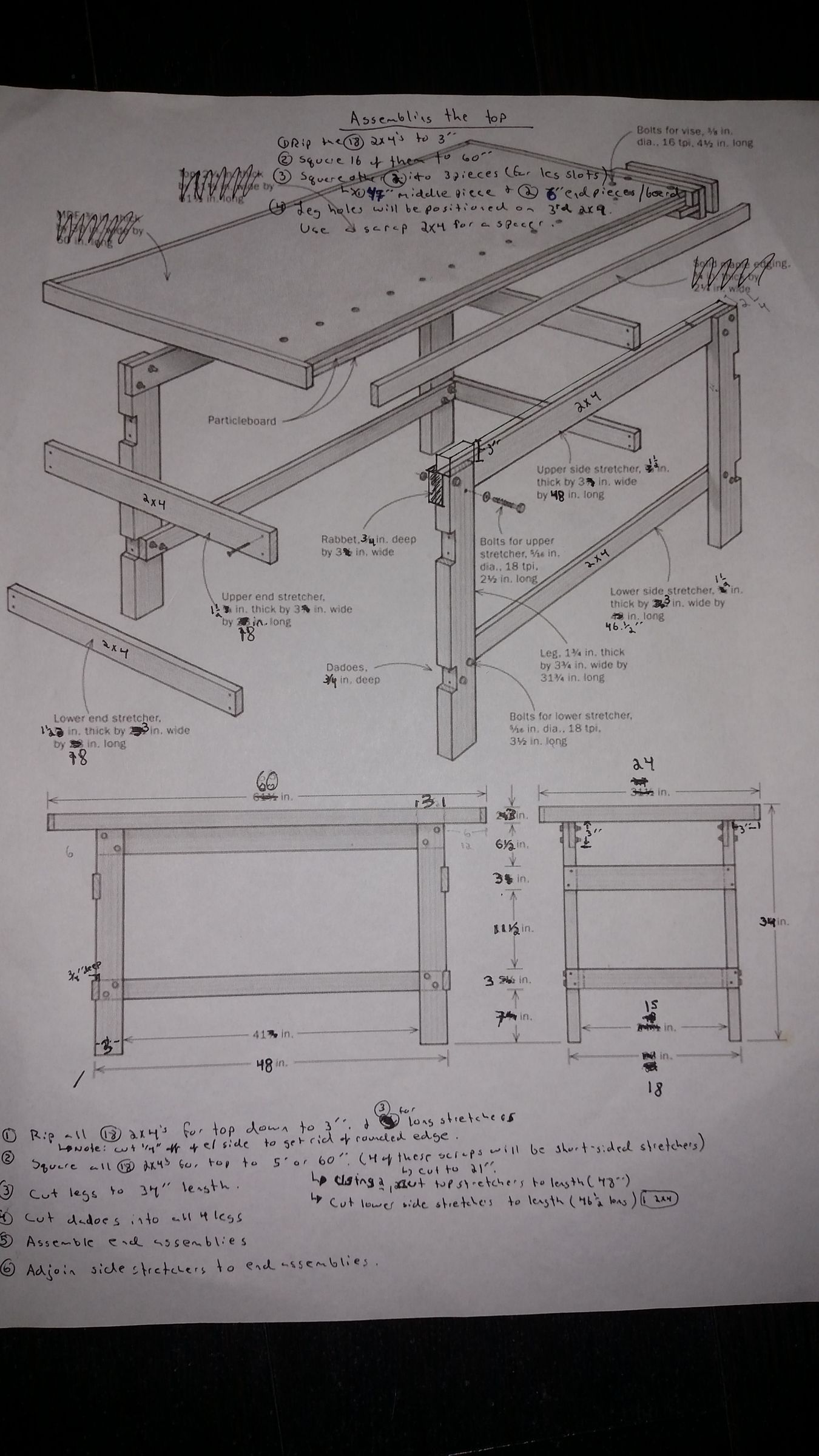 2X4 Work Bench : 8 Steps (with Pictures) - Instructables