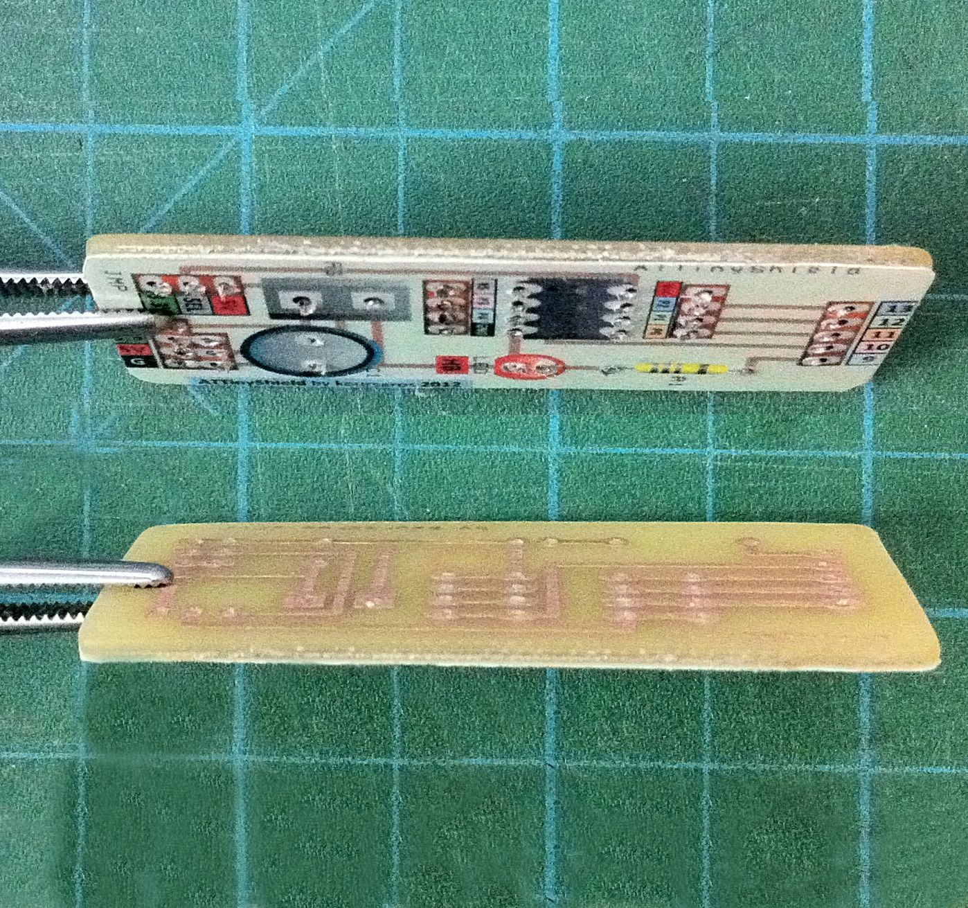 Arduino ATtiny85 Programmer Shield on PCB [ATtinyShield] : 9 Steps ...