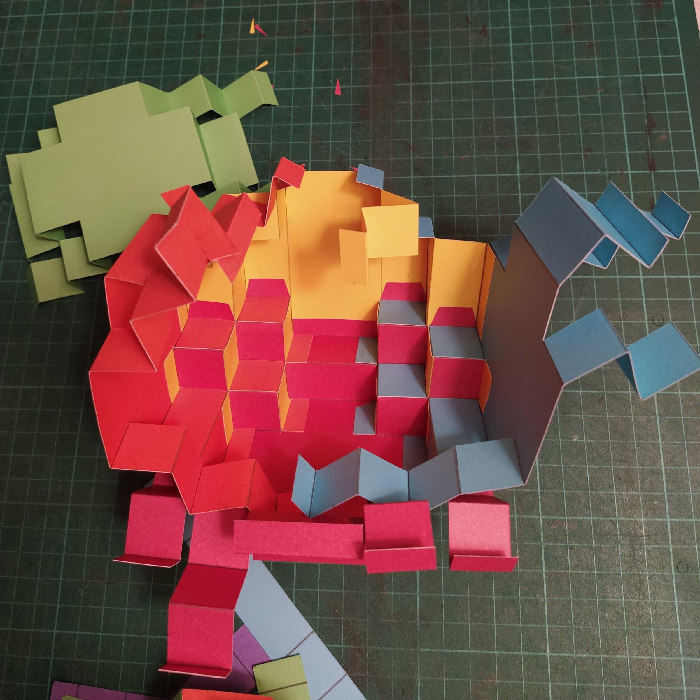 Paper Voxel Sphere : 8 Steps (with Pictures) - Instructables