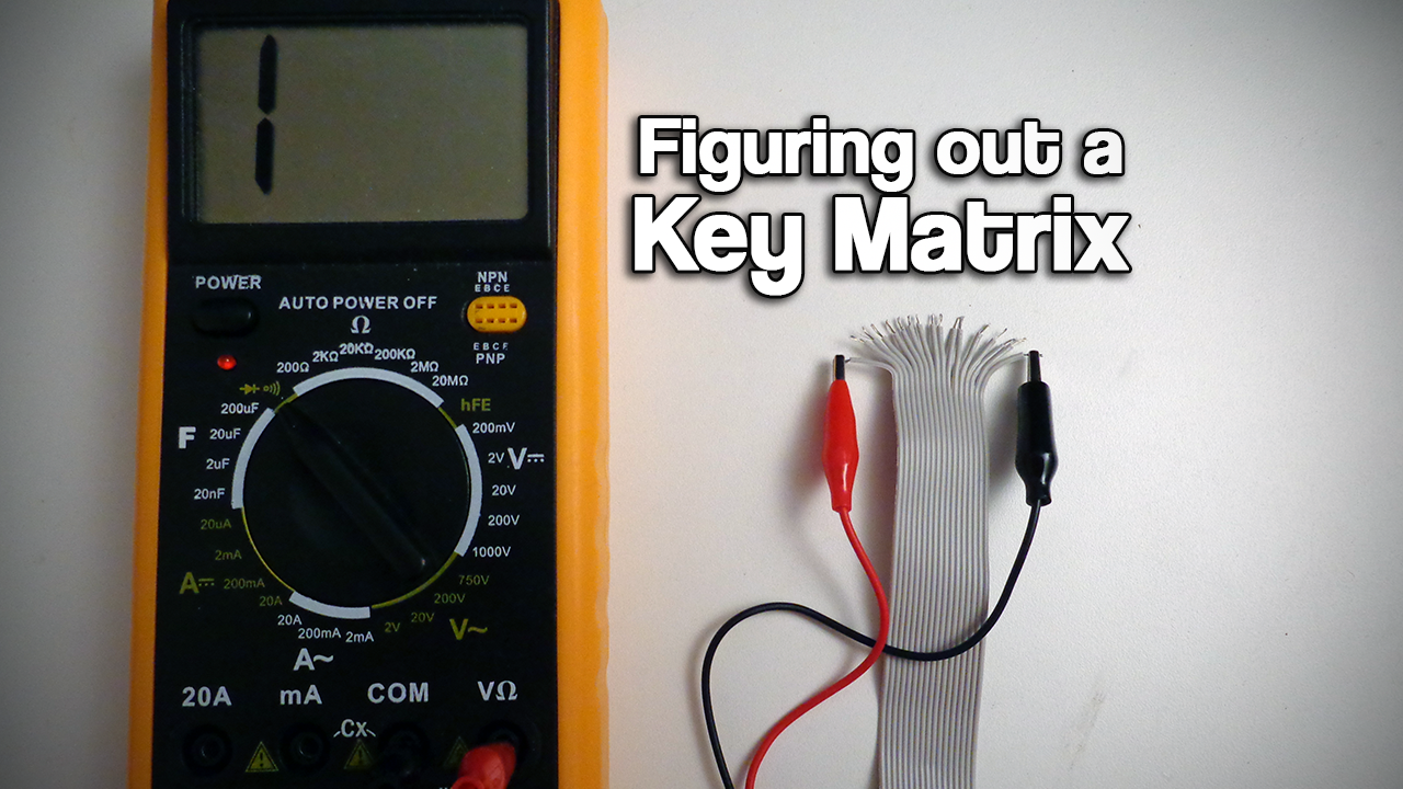 Figuring Out a Key Matrix (Scan Matrix) : 6 Steps (with Pictures ...