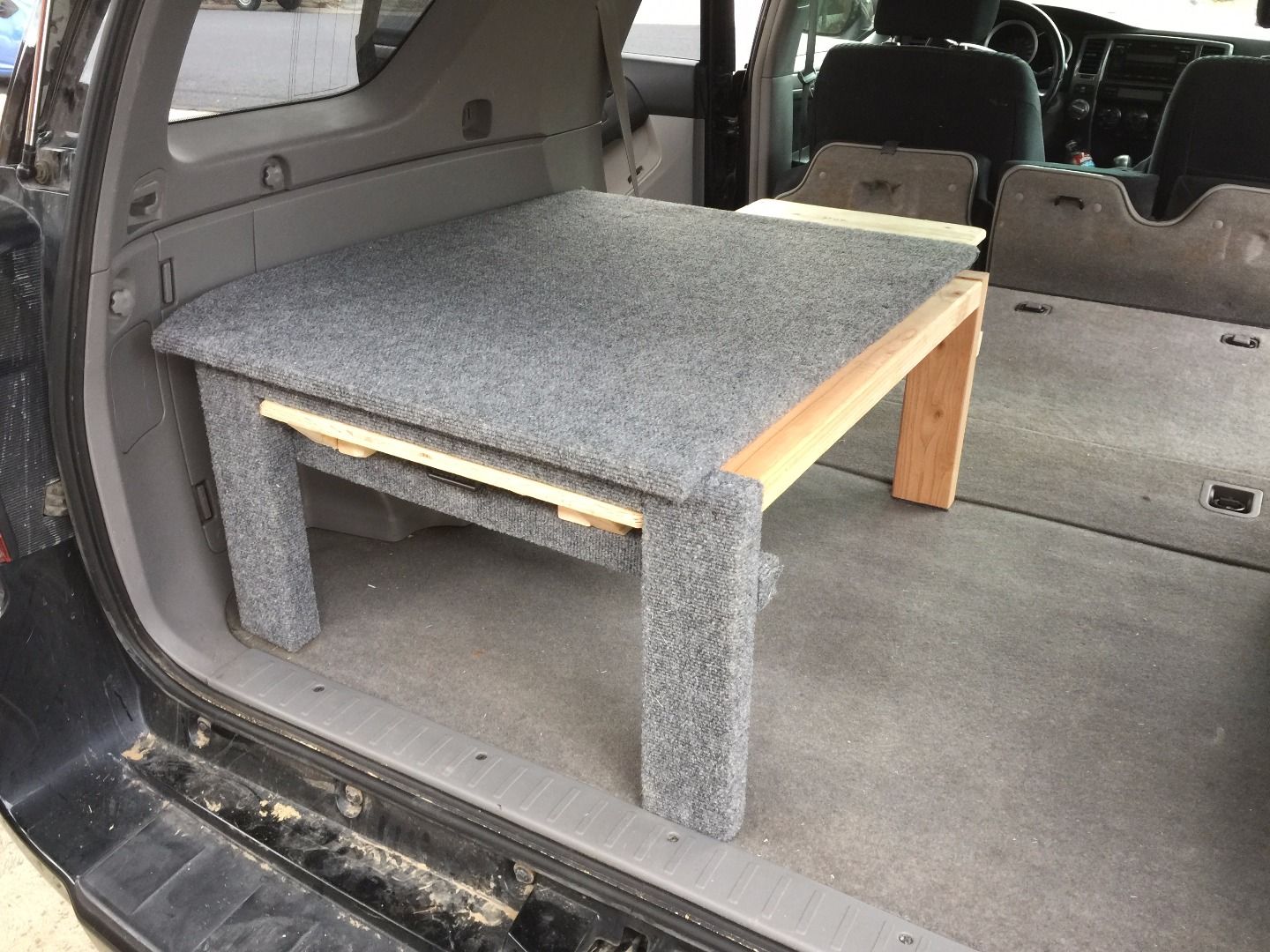 Toyota 4Runner Camper Sleeper Conversion With Table : 4 Steps ...