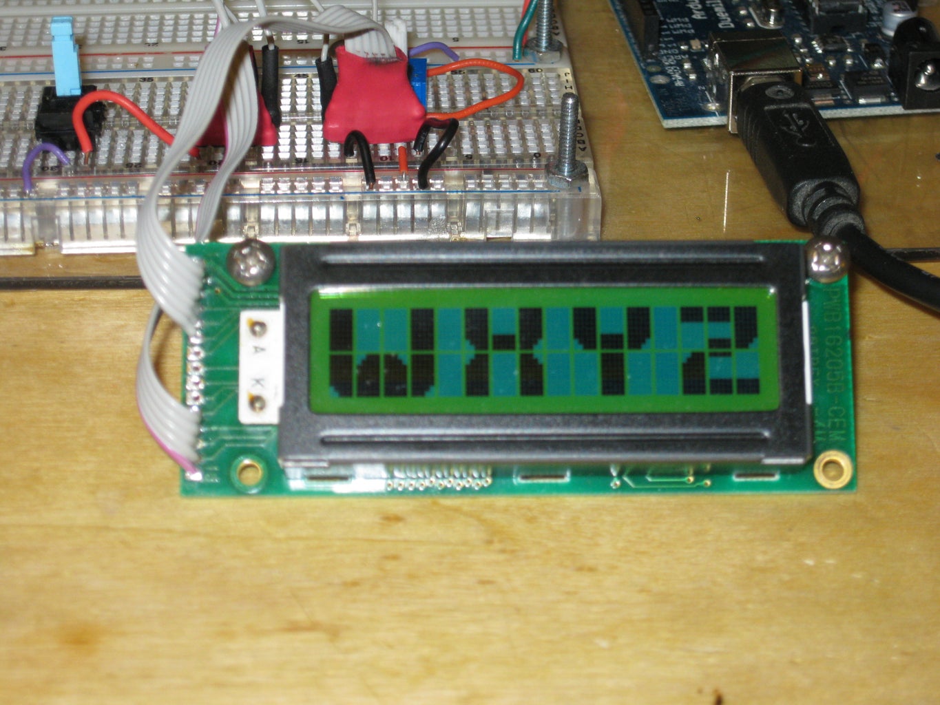 Display Custom Characters On Lcd 16x2 Using Arduino Large Fonts