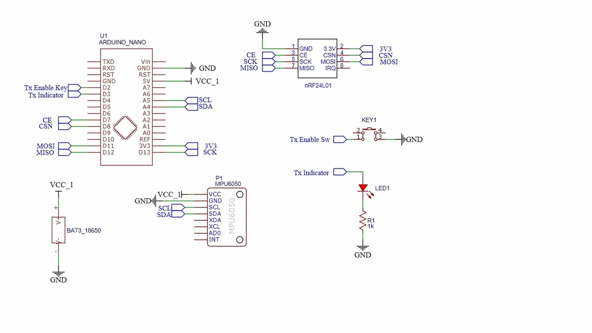 DIY | Hand Gestures Controlled Car Using Arduino | NRf24l01 | MPU6050 ...
