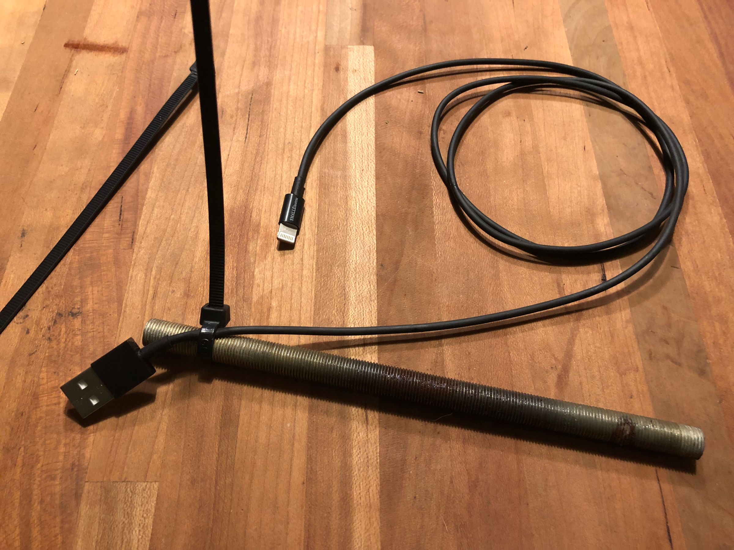 Make Straight Cable Into Coiled / Pigtail Cable : 8 Steps (with ...