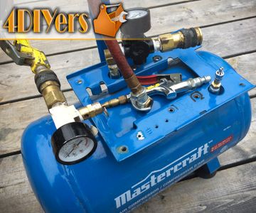 How to Make a Portable Air Tank From a Broken Air Compressor : 6 Steps ...