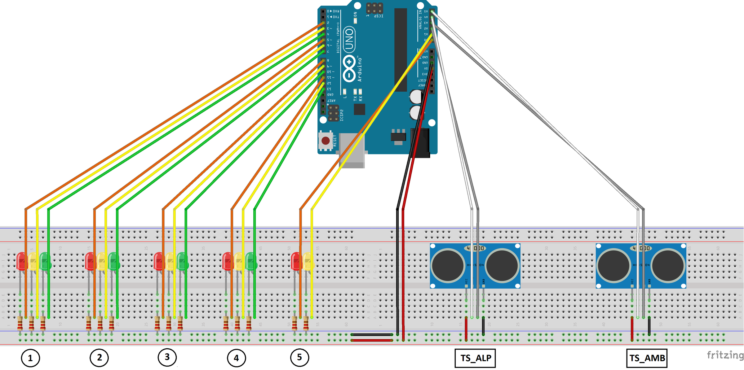 Arduino Traffic Lights Using Finite State Machines : 11 Steps ...